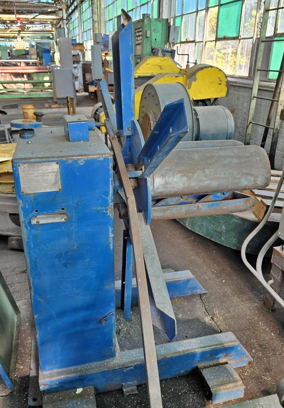 4,000 LBS X 24″ AMERICAN STEEL LINE MODEL #60-1000 MOTORIZED COIL REEL ...