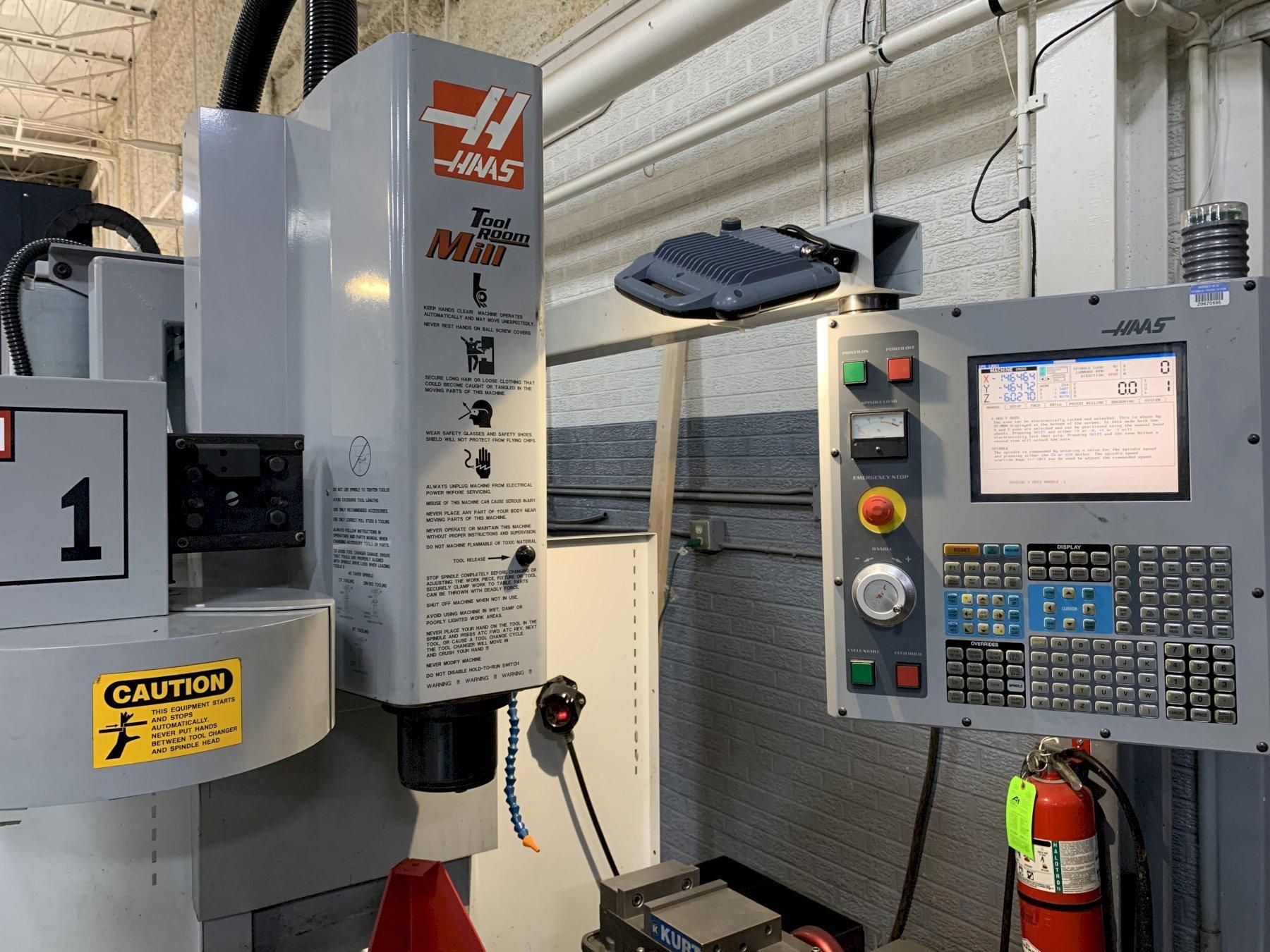 HAAS TM-1 CNC BED MILL WITH TOOL CHANGER – EXCELLENT CONDITION!! | AMC