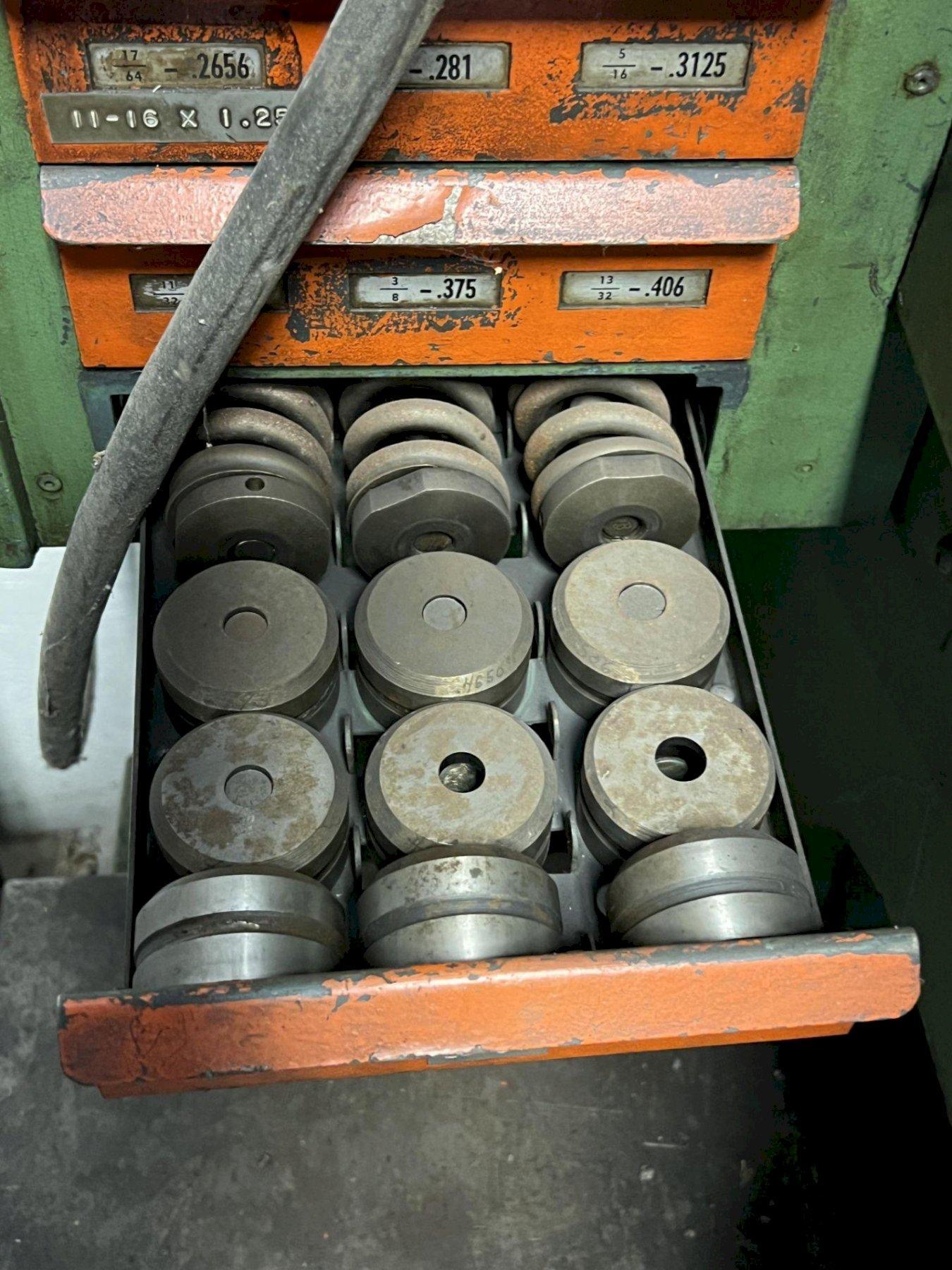 STRIPPIT SONIC 18/30 PUNCH MACHINE AND CORNER NOTCHER W/ TOOLING. STOCK ...