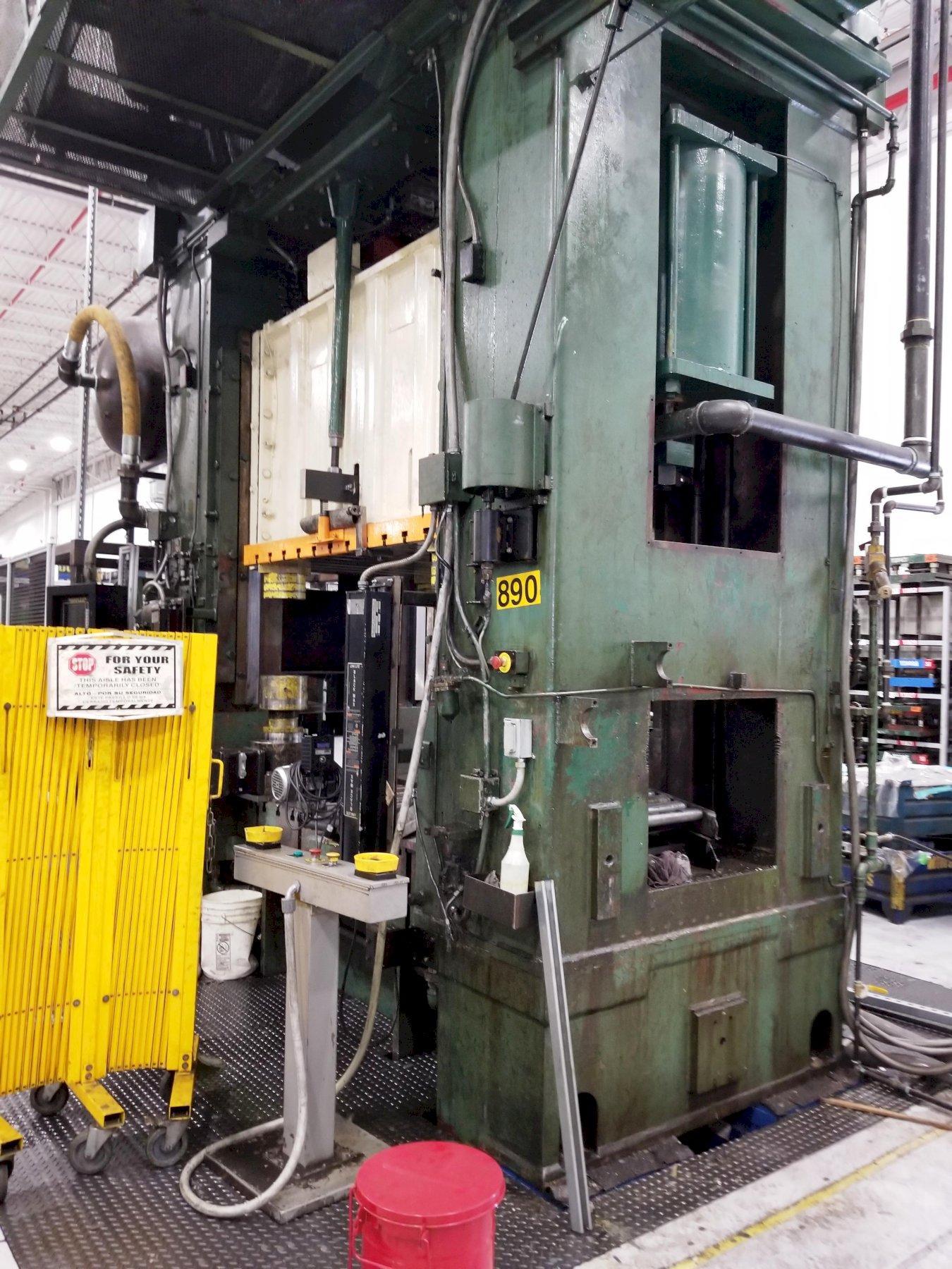 600 TON BLISS SE2-600-72-48 STRAIGHT SIDE PRESS. STOCK # 1057720 | G ...