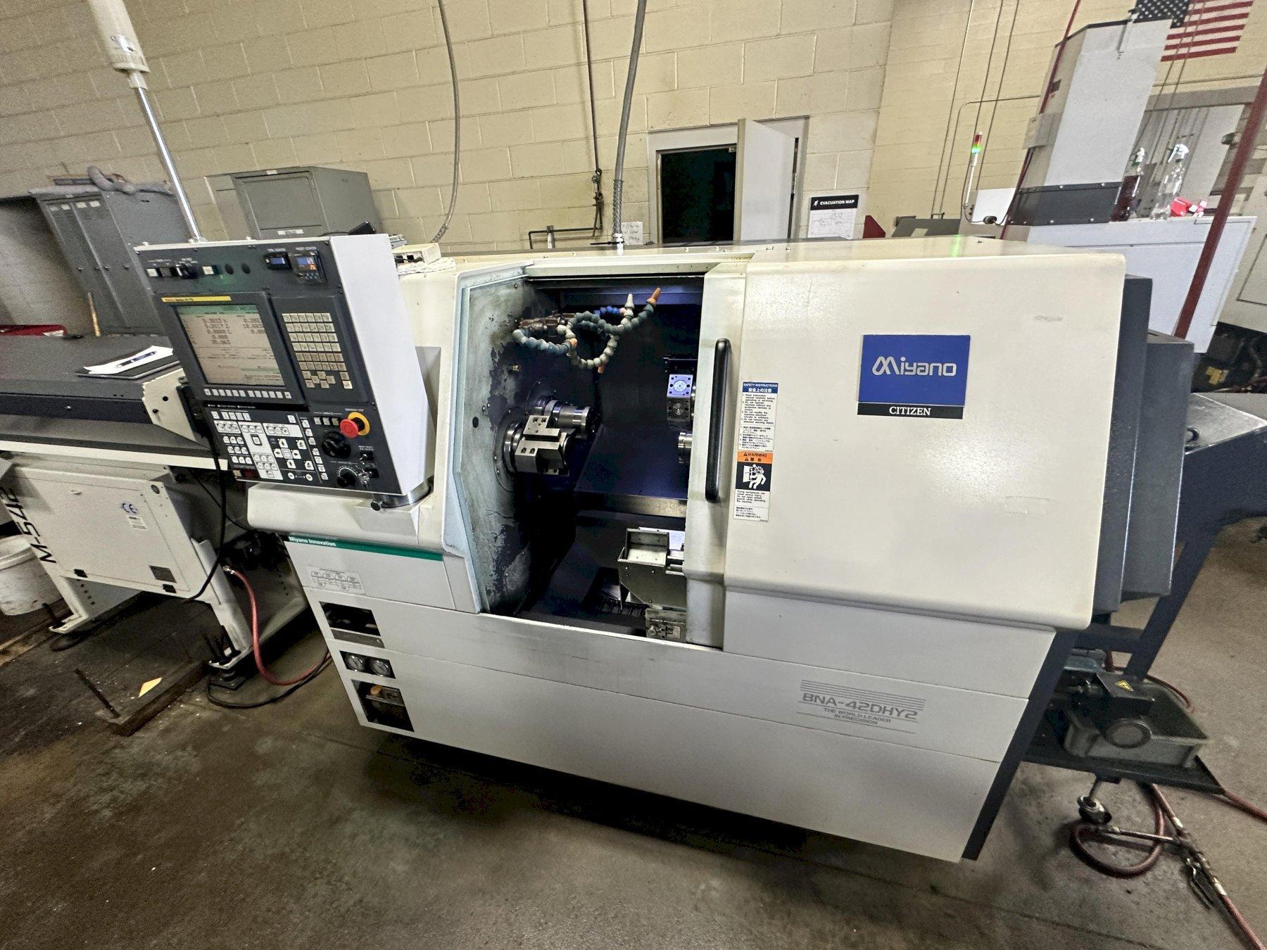 Citizen Miyano BNA-42DHY2 Used 7 Axis CNC Lathe For Sale – 2014 | Buy and Sell Surplus CNC ...