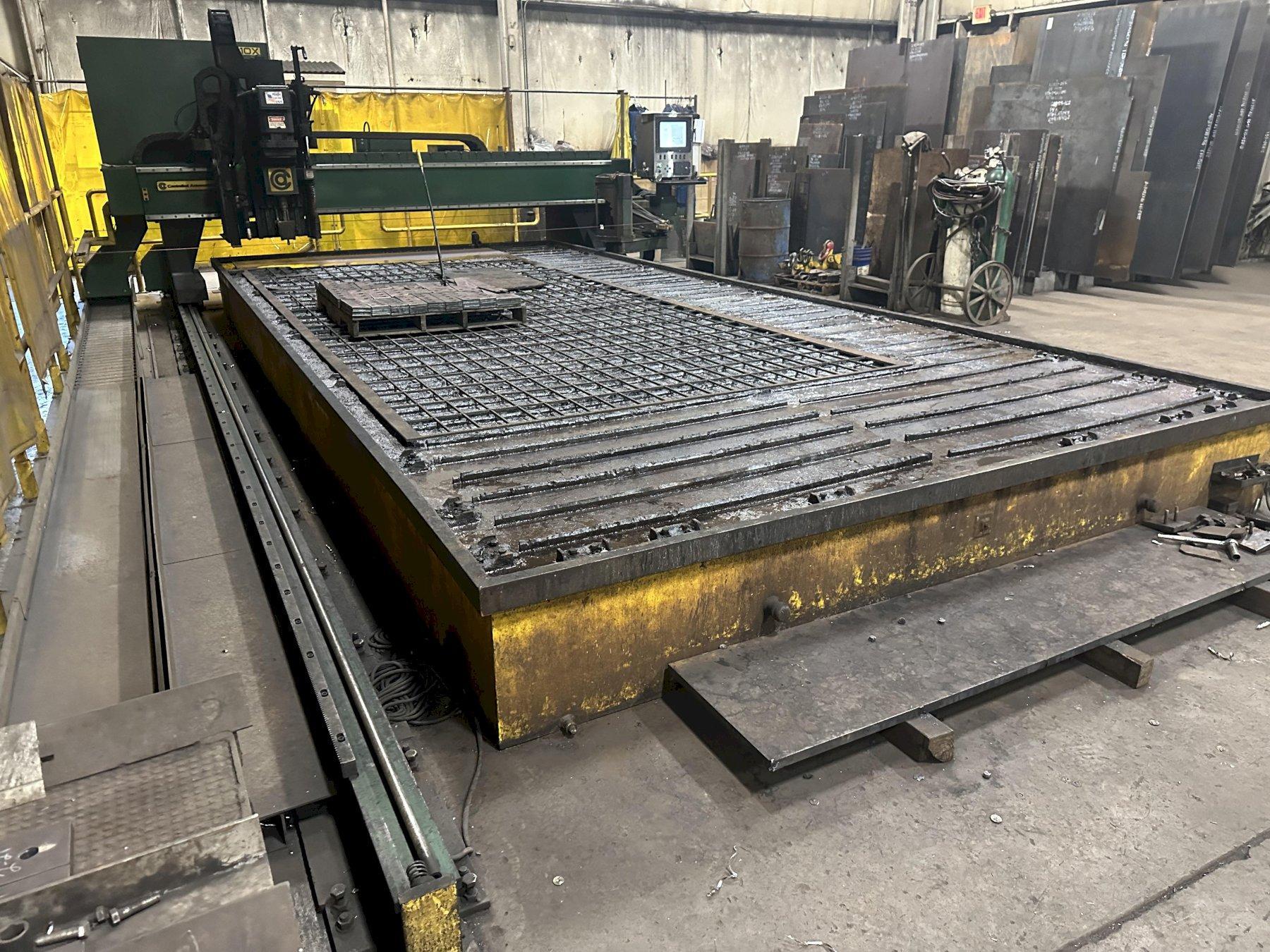 10′ x 24′ CONTROLLED AUTOMATION MODEL #GPF-1024 CNC PLASMA BURN TABLE ...
