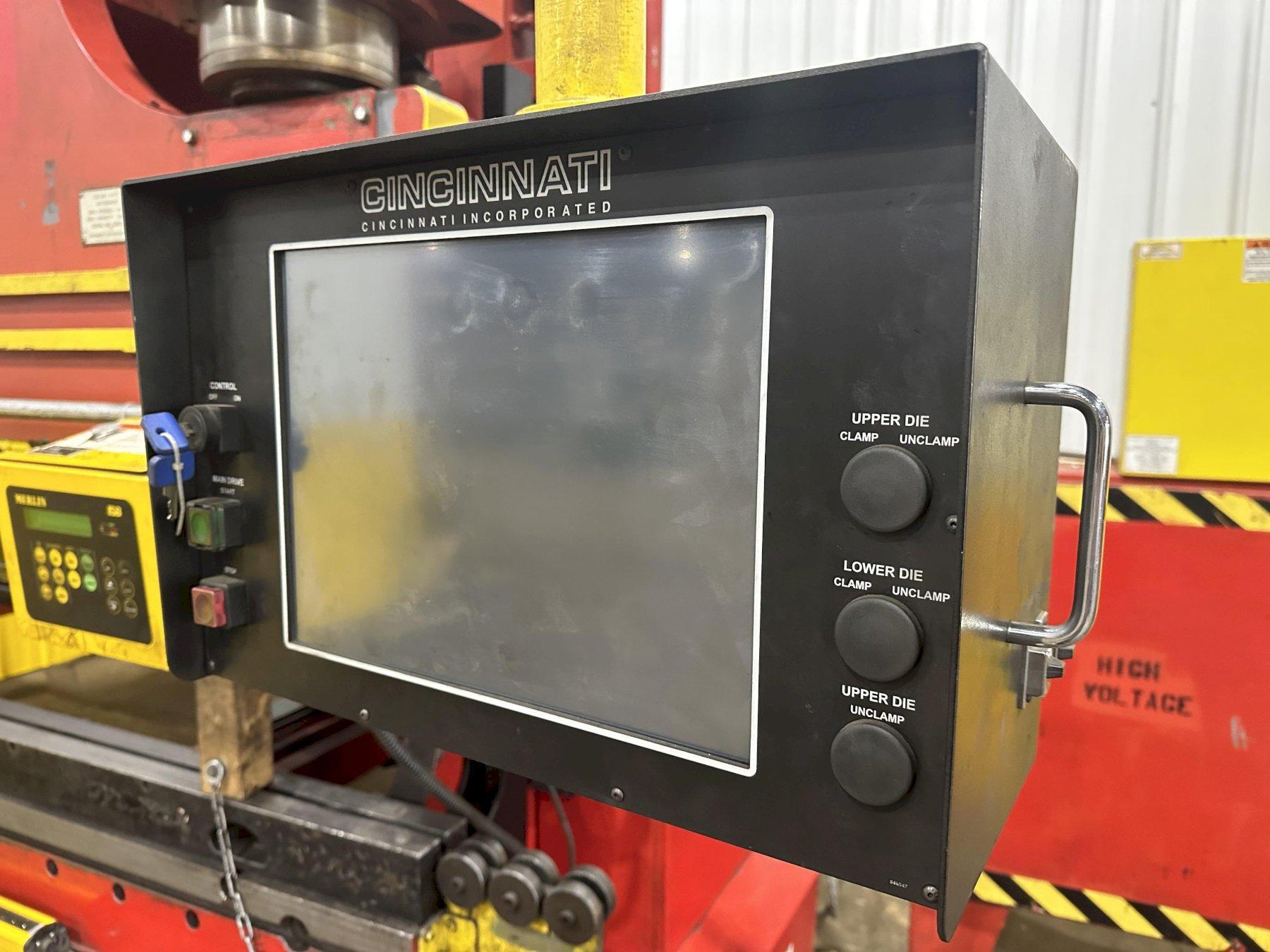 230 TON X 10′ CINCINNATI MODEL #230-8AS AUTO-SHAPE HYDRAULIC CNC PRESS ...
