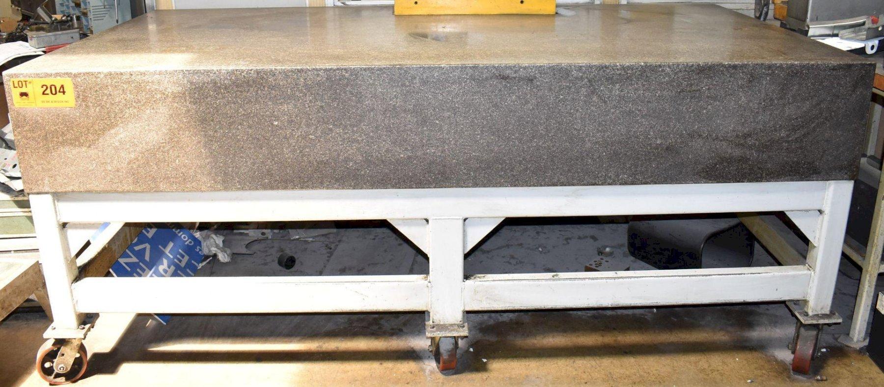 STARRET 48″ X 96″ X 14″ GRANITE SURFACE TABLE: STOCK #18991