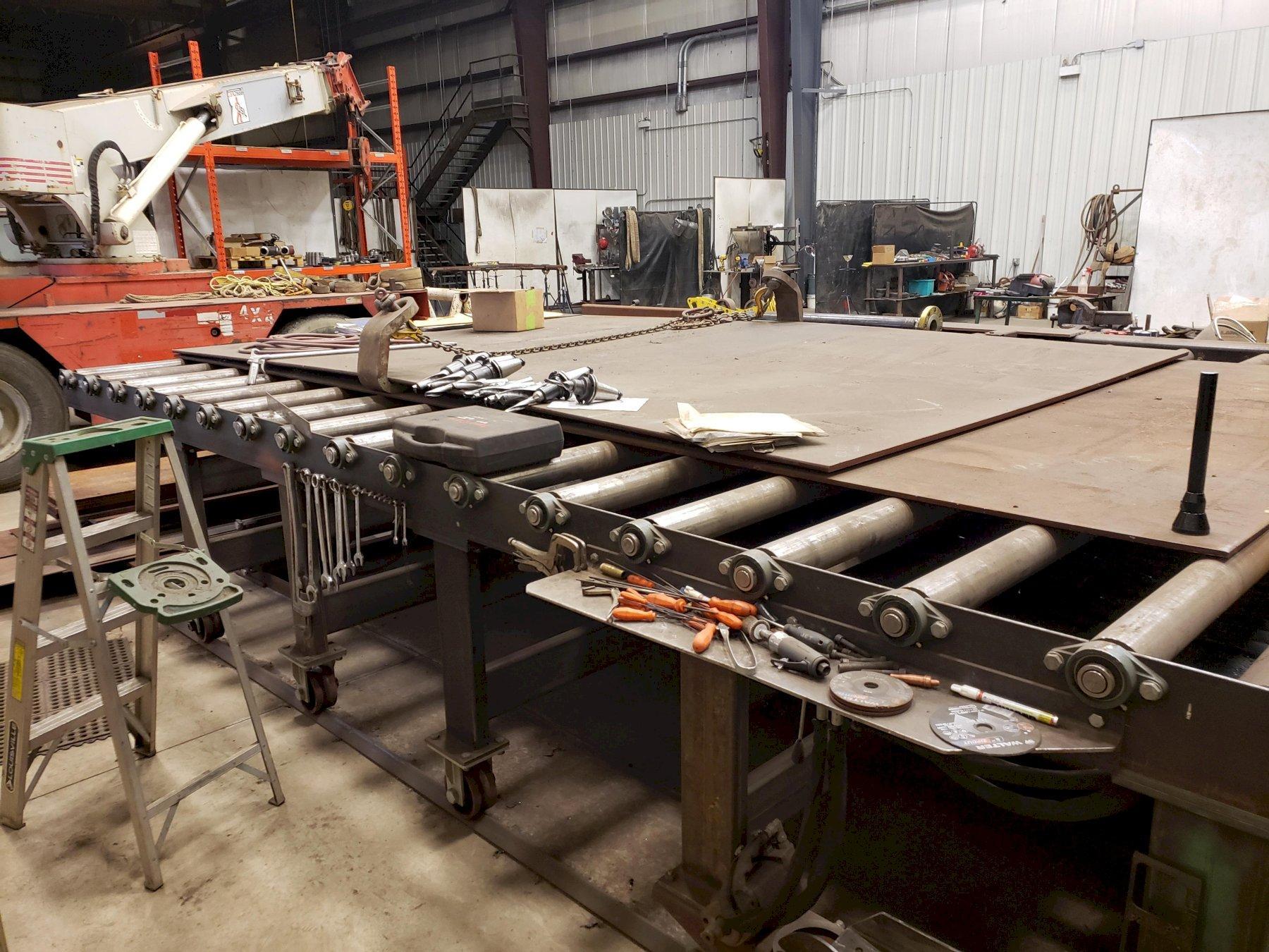 PEDDINGHAUS HSFDB 2500-B DRILL/PLASMA PLATE PROCESSING MACHINE. STOCK ...