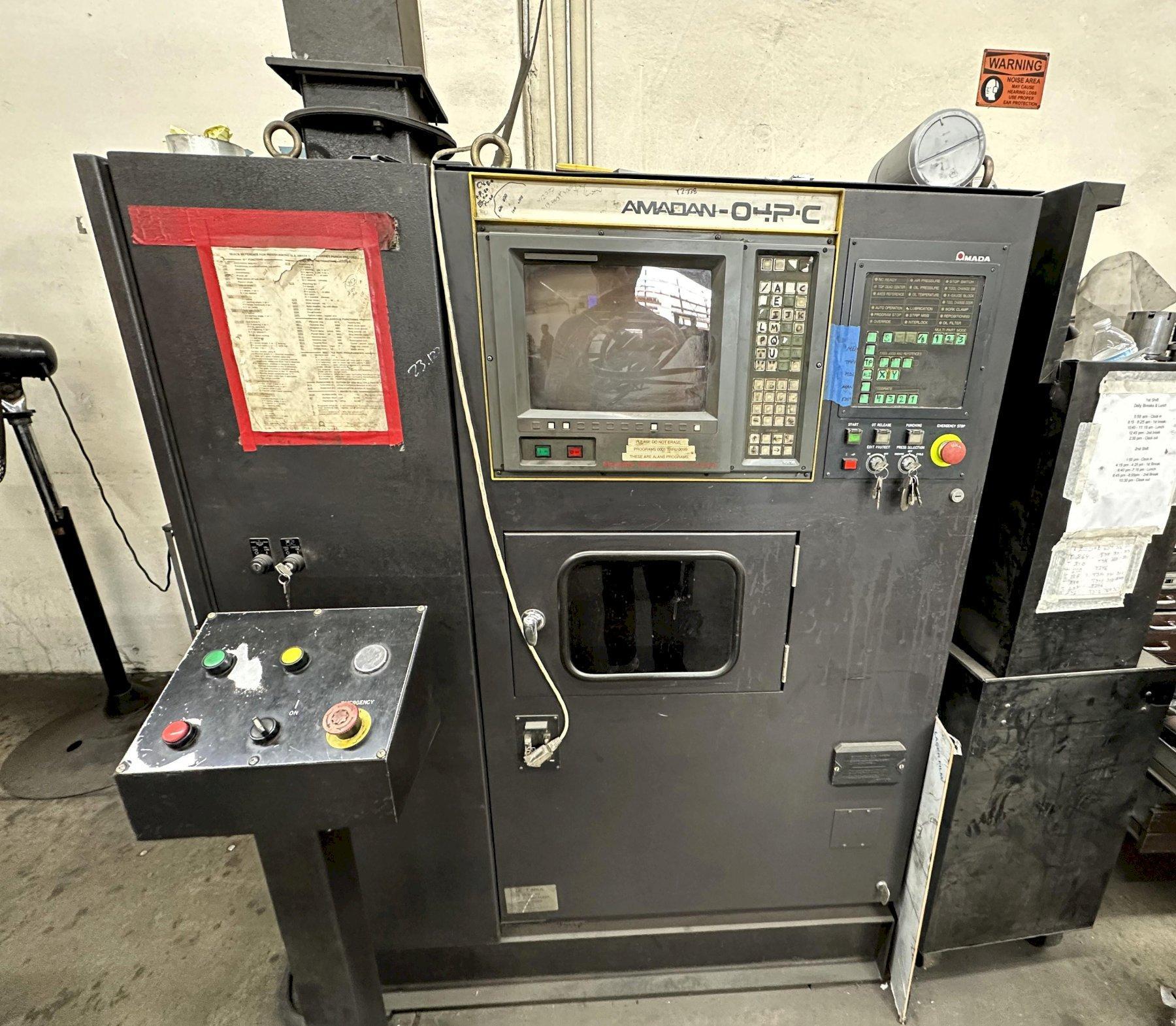 Amada Pega 345 Queen 1998 CNC Turret Punch Fanuc 04PC Control ...