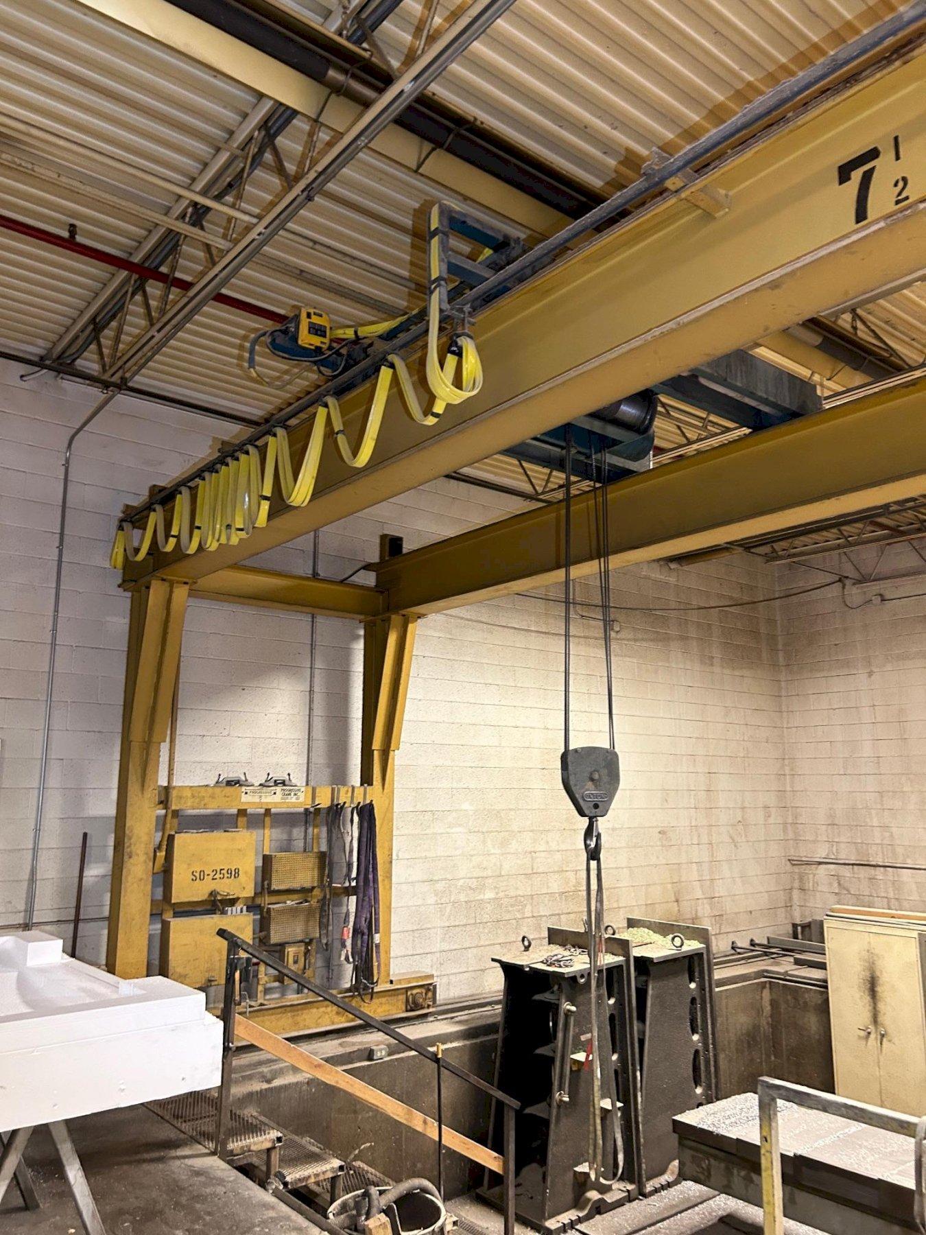 7.5 TON PROGRESSIVE DOUBLE LEG GANTRY CRANE: STOCK #22143