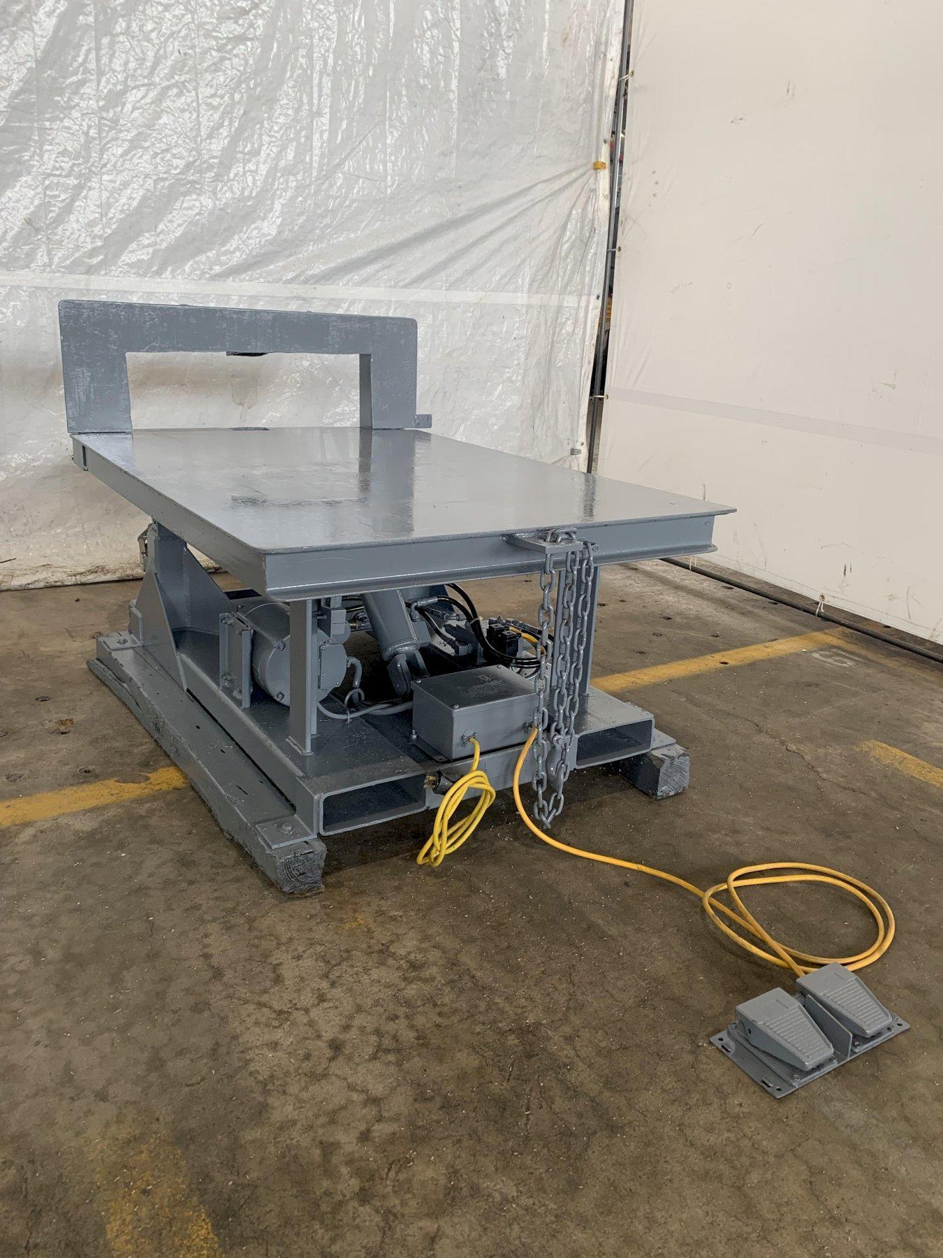 2,000 LB 48″ X 48″ HYDRAULIC 90 DEGREE TILT TABLE. STOCK # 0636523 | G ...