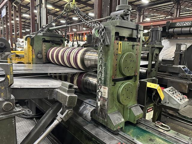60″ x .250″ x 50,000# Braner Loopco Dual Head Loop Slitting Line ...
