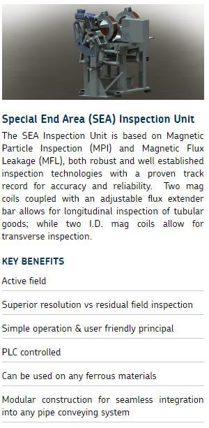 OIL PATCH TECHNOLOGIES TDS-150 PIPE INSPECTION STATION EQUIPMENT: STOCK ...