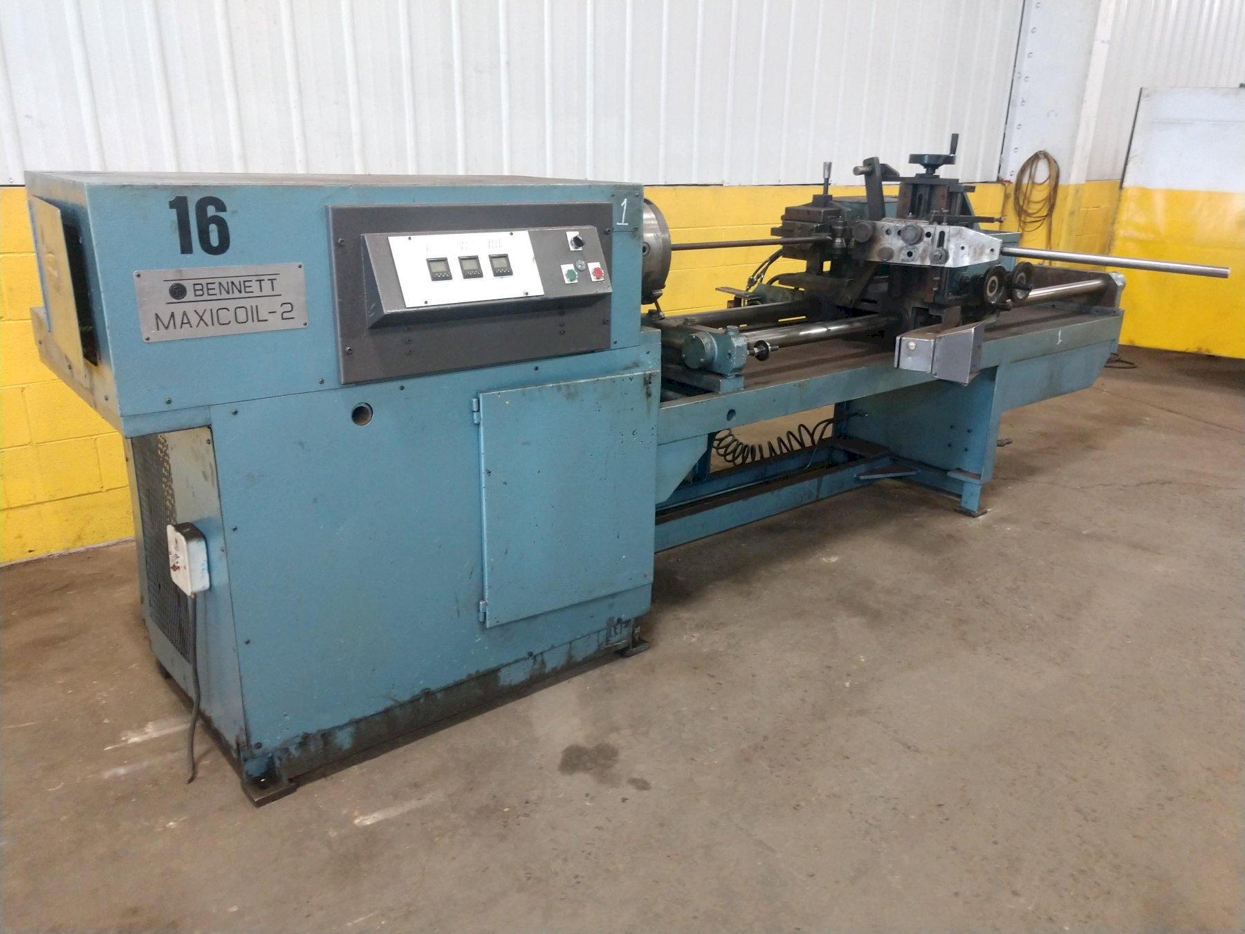 2017 BENNETT MAHLER MODEL #MC2 MAXICOIL SPRING COILER: STOCK 14911