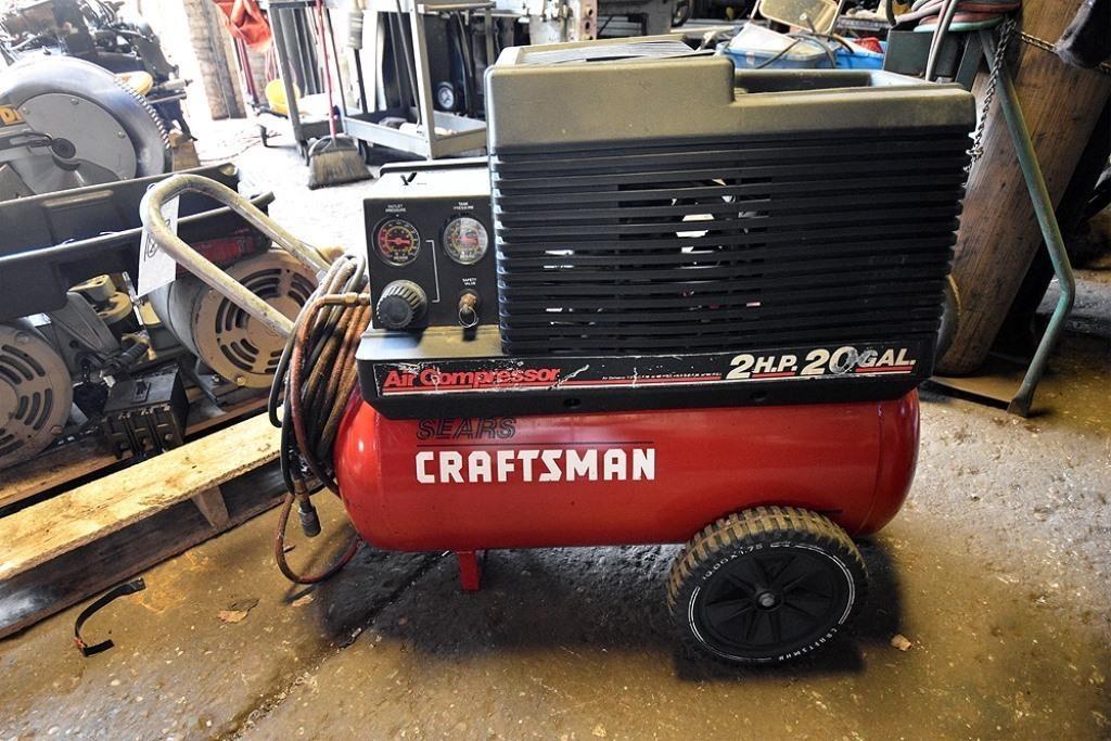 2 HP CRAFTSMAN PORTABLE AIR COMPRESSOR: STOCK #10969