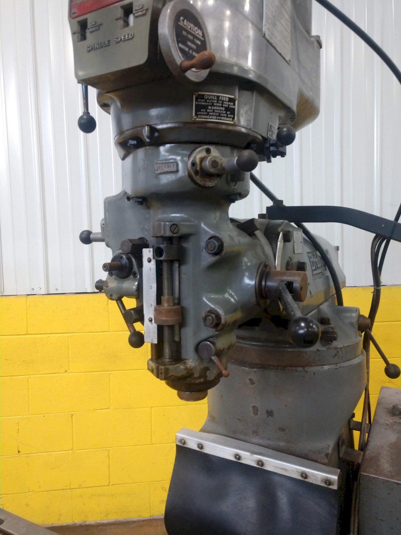 2 HP BRIDGEPORT SERIES I VERTICAL RAM TYPE MILL: STOCK 13743
