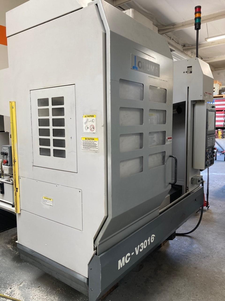 Okuma MC-V3016 VMC 2006, with: Okuma OSP-P200M CNC Control, 30″ x 16″ x ...