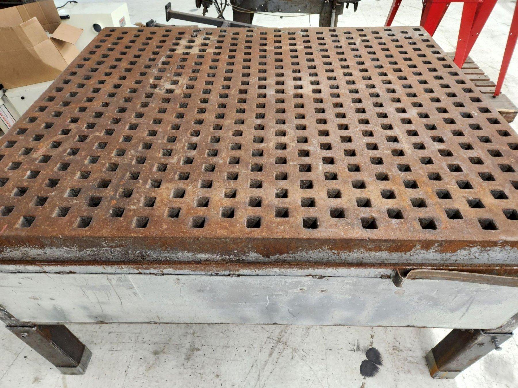 70″ x 60″ x 40″H ACORN WELDING TABLE W/ STAND. STOCK # 1165223. | G ...