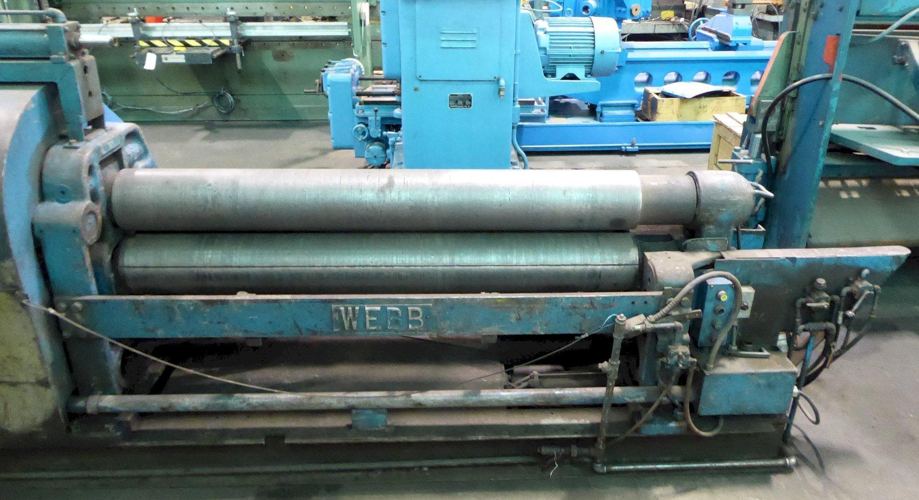 6′ x 1/2″ Webb Power Bending Roll 7L-9006, Initial, 9″ Diameter Rolls ...