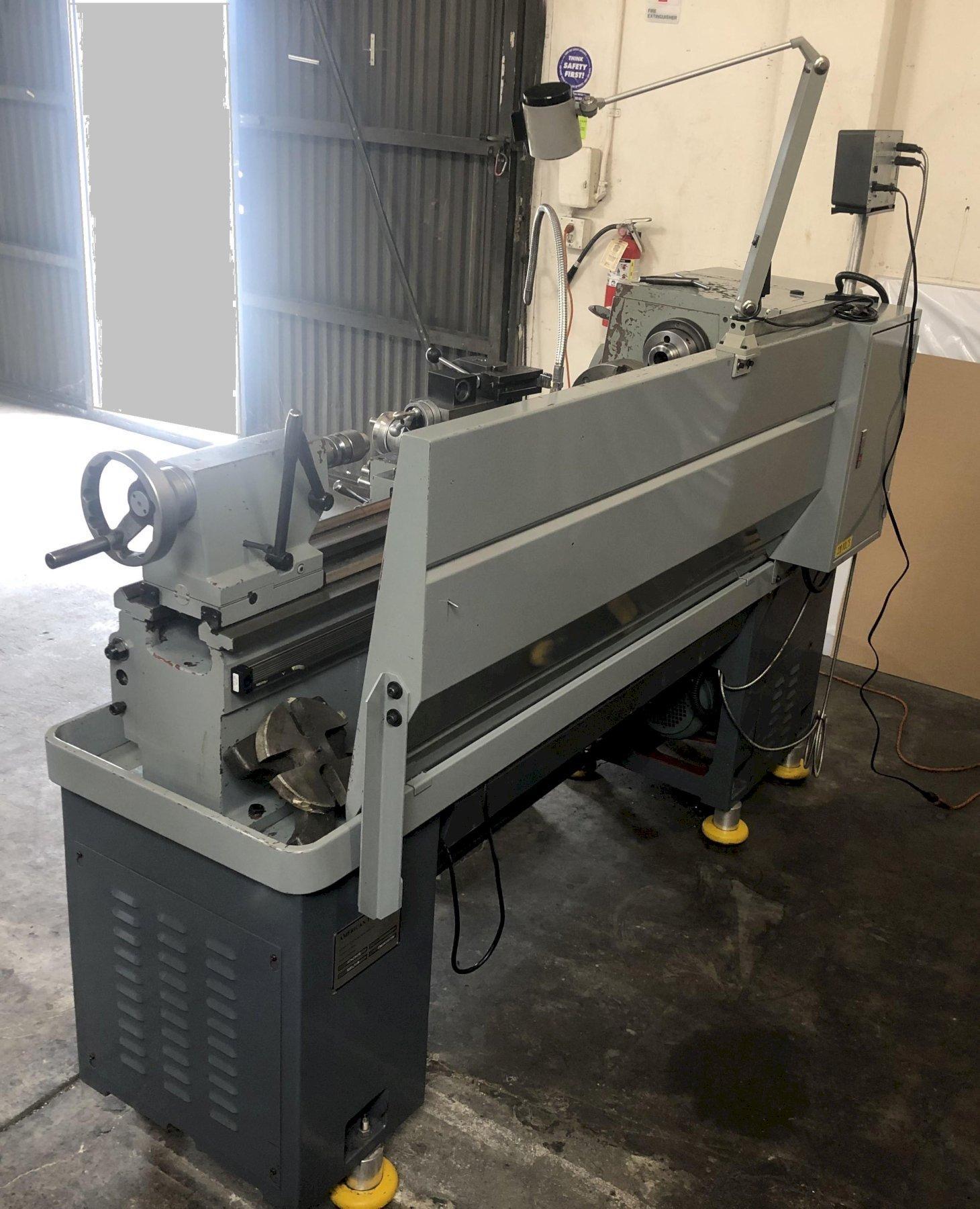 American TurnMaster AT-1340G Lathe with Mitutoyo DRO, 3-Jaw Chuck, 4 ...