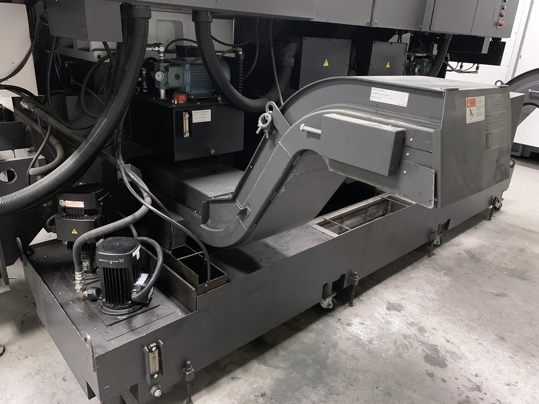 USED, OKUMA 2SP-V60 CNC TWIN SPINDLE VERTICAL LATHE | Harris Machine Tools