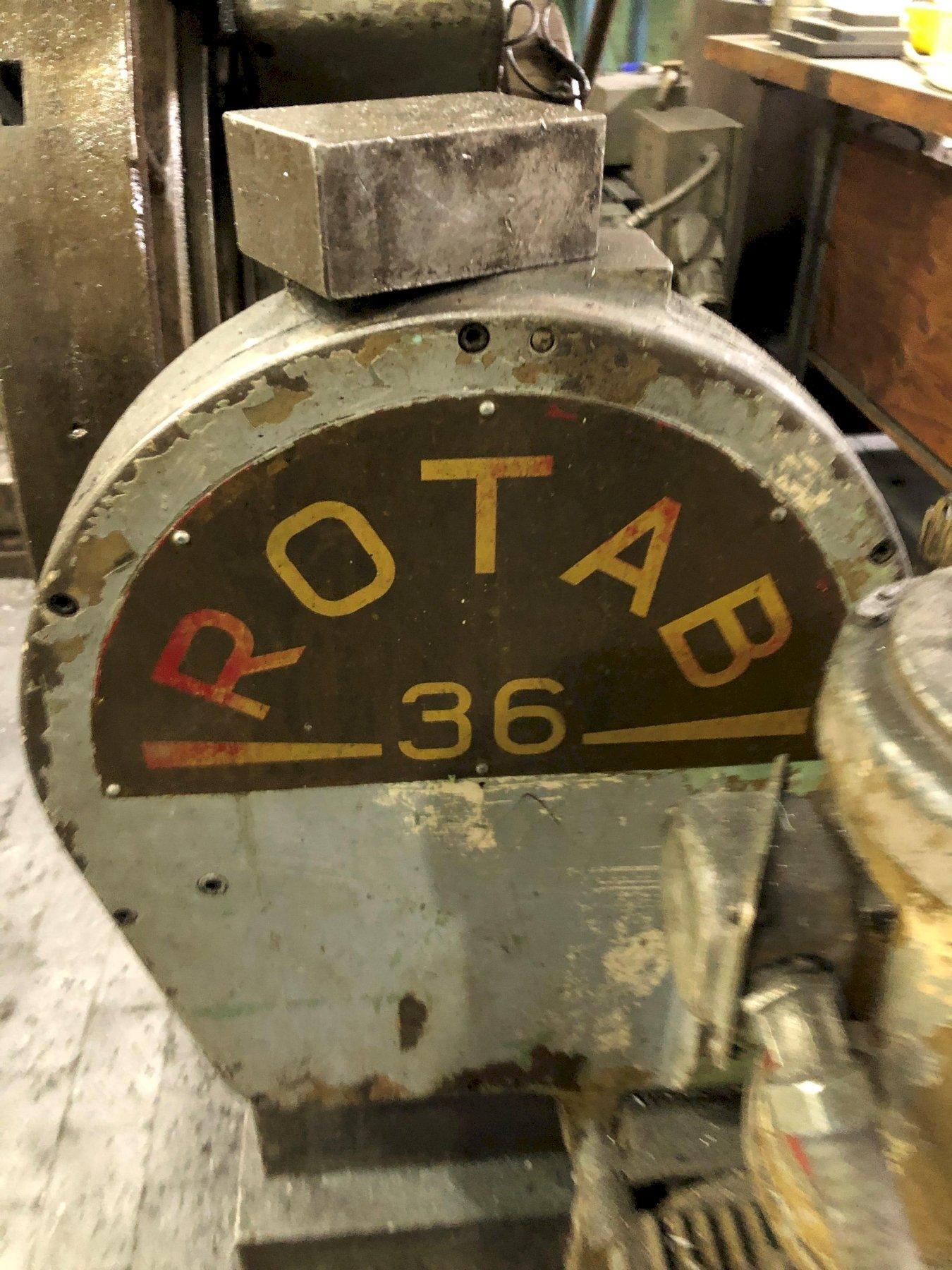 6′ X 19″ Giddings & Lewis Bickford Radial Drill With 36″ Rotab Table ...