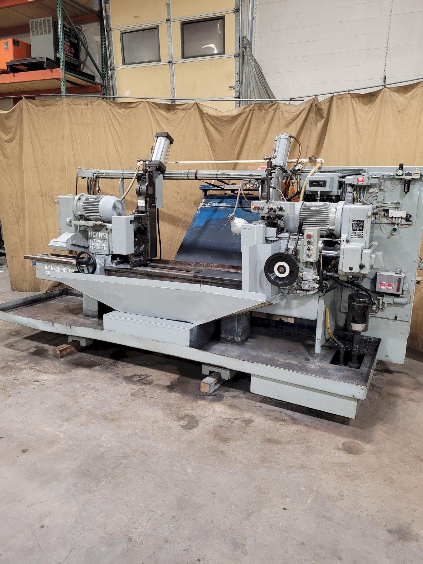 8″ x 75″ Hey No. 3 Double End Facing And Centering Machine | Adams ...