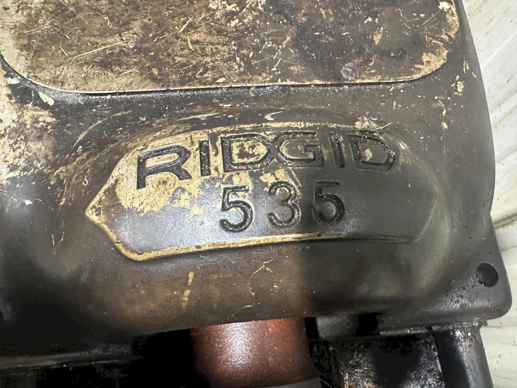 RIDGID MODEL #535 PIPE THREADER: STOCK #22503