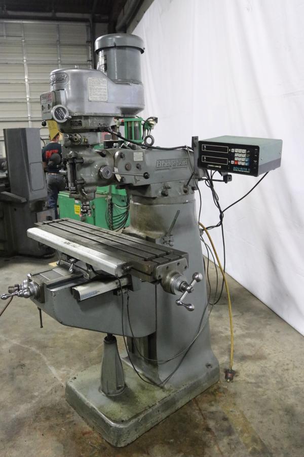 2 HP BRIDGEPORT SERIES I VERTICAL RAM TYPE MILL: STOCK #10424