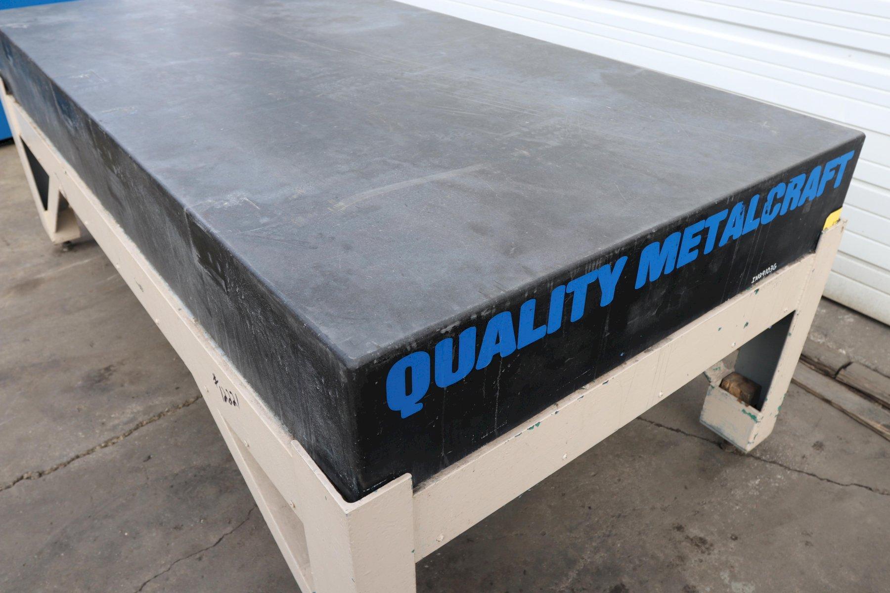 48” x 96” BLACK STARRETT GRANITE INSPECTION PLATE & STAND: STOCK 12221