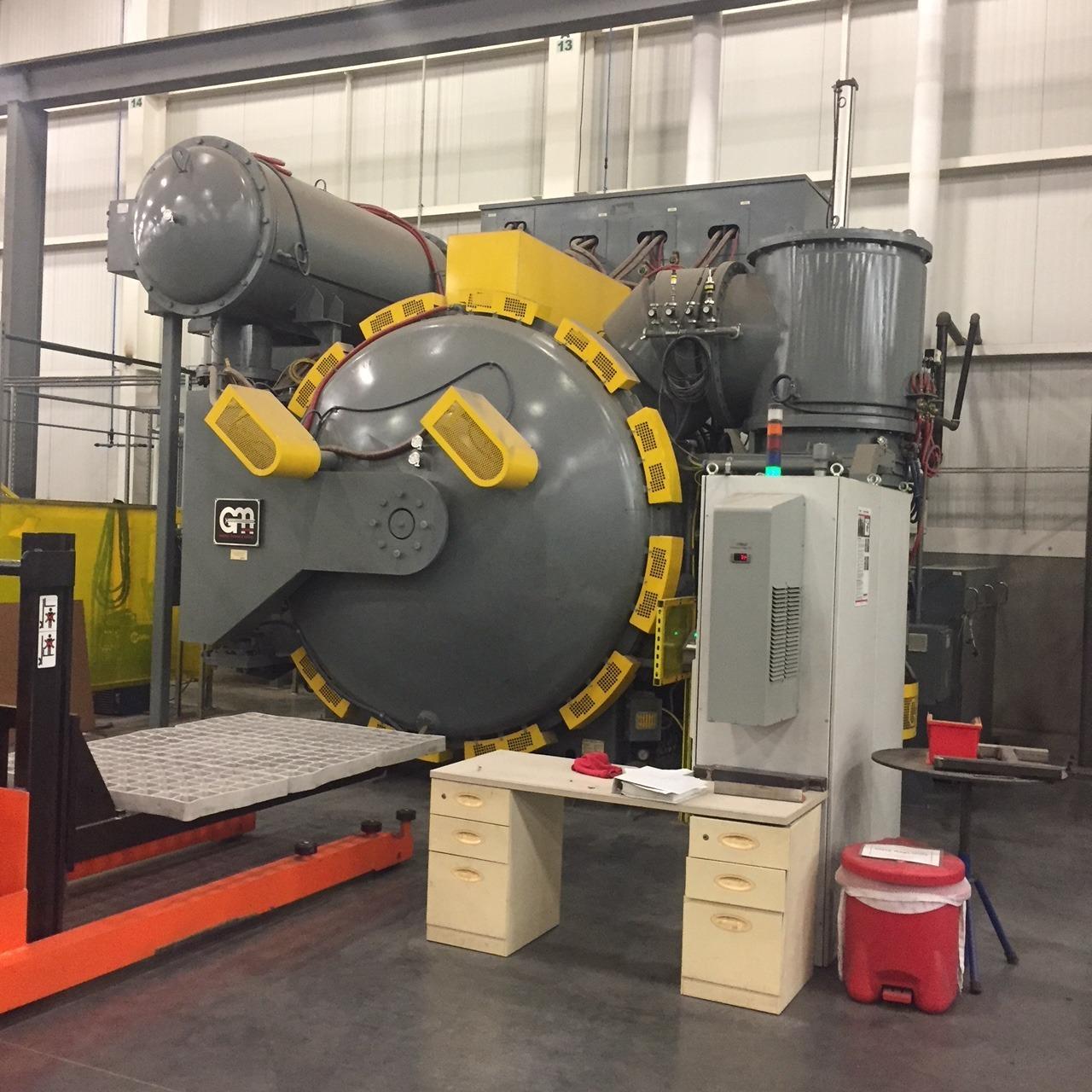 2400 DEGREES GM MODEL HVF 701-XXB VACUUM FURNACE: STOCK #10061