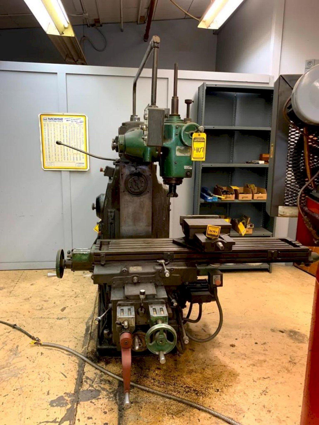 CINCINNATI MILACRON VERTICAL/HORIZONTAL MILLING MACHINE MODEL DH: STOCK ...