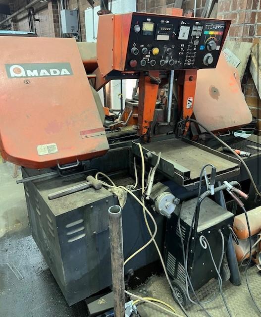 16″ X 16″ AMADA MODEL HA-400 AUTOMATIC HORIZONTAL SAW STOCK# 3424 ...
