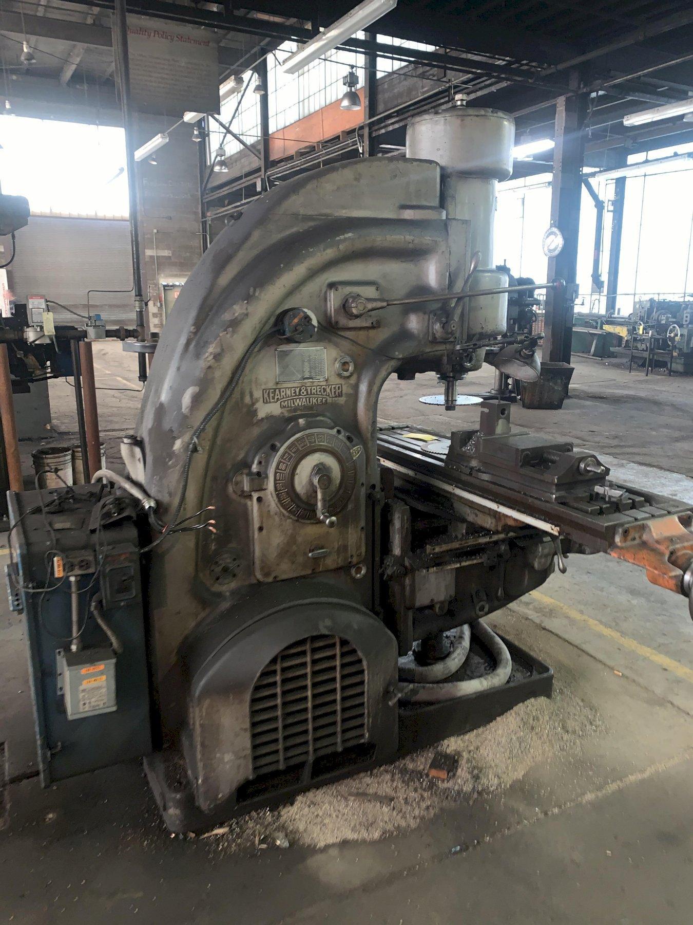 KEARNEY & TRECKER 15HP-30K VERTICAL MILL: STOCK #13369