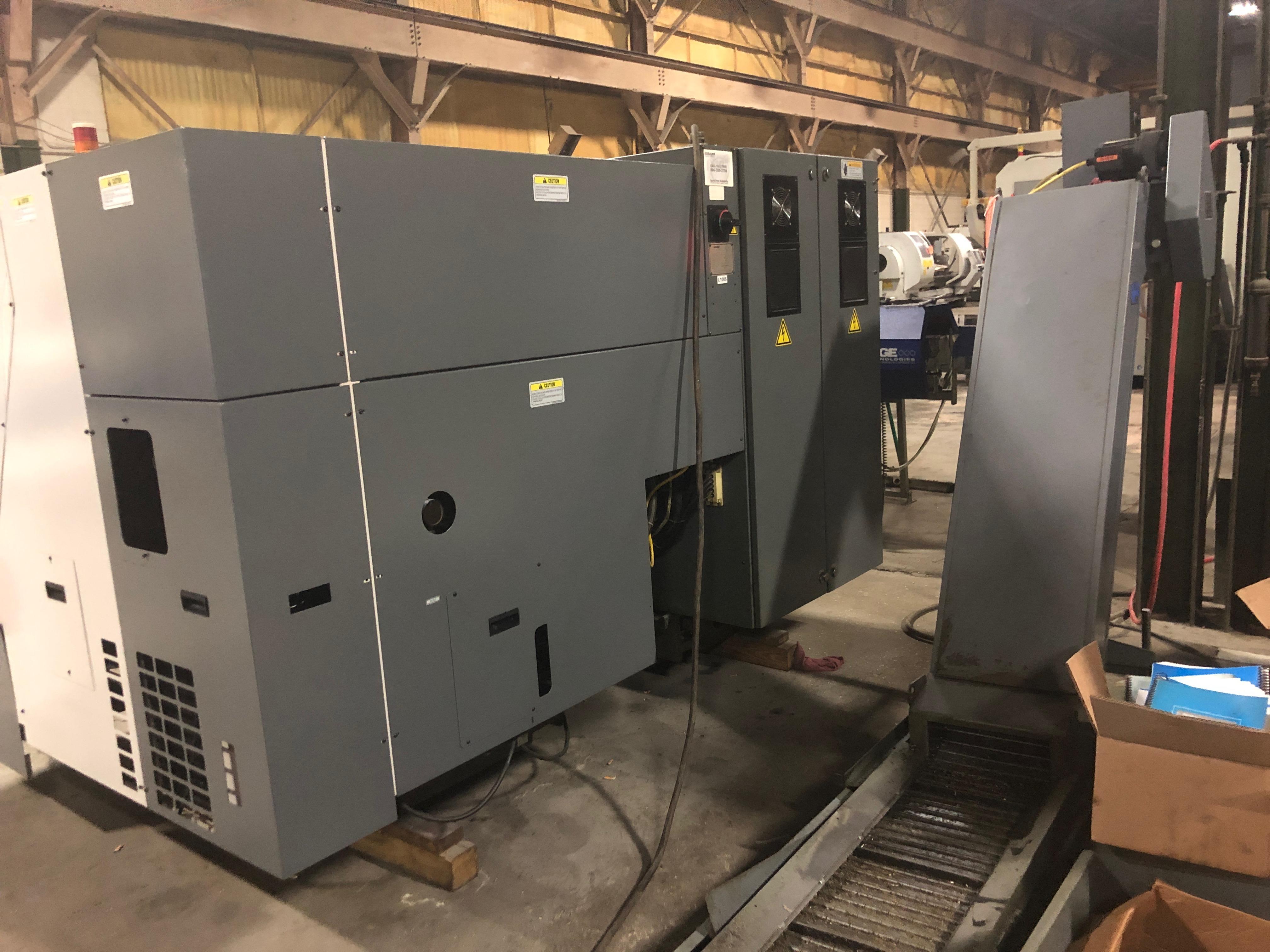 Okuma Captain L370BBW CNC Lathe, OSP P200L, 21″ Swing, 2.75″ Bar ...