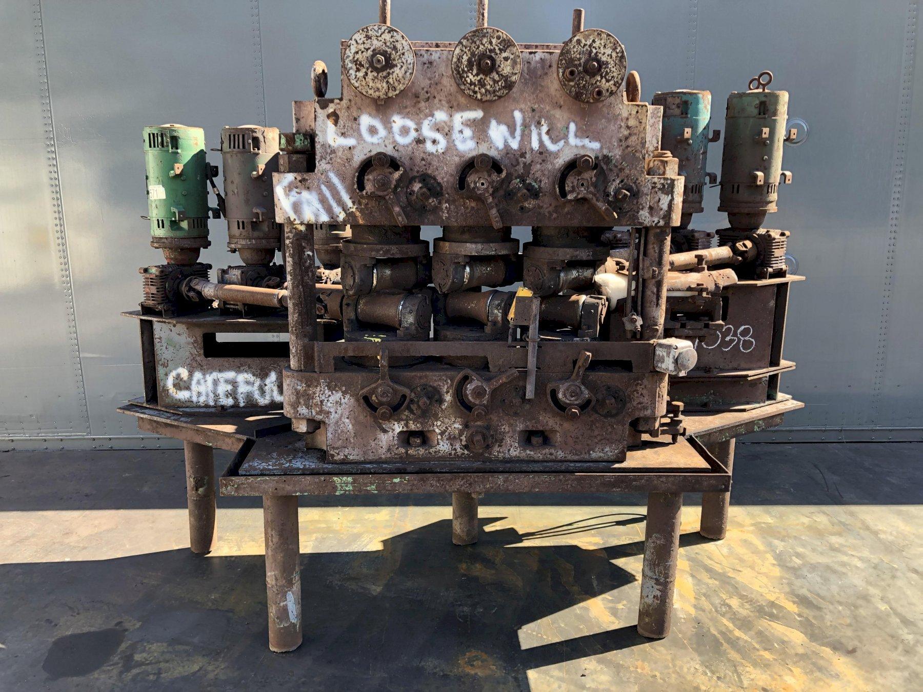 6 ROLL ROTARY TUBE & PIPE STRAIGHTENER: STOCK #17038