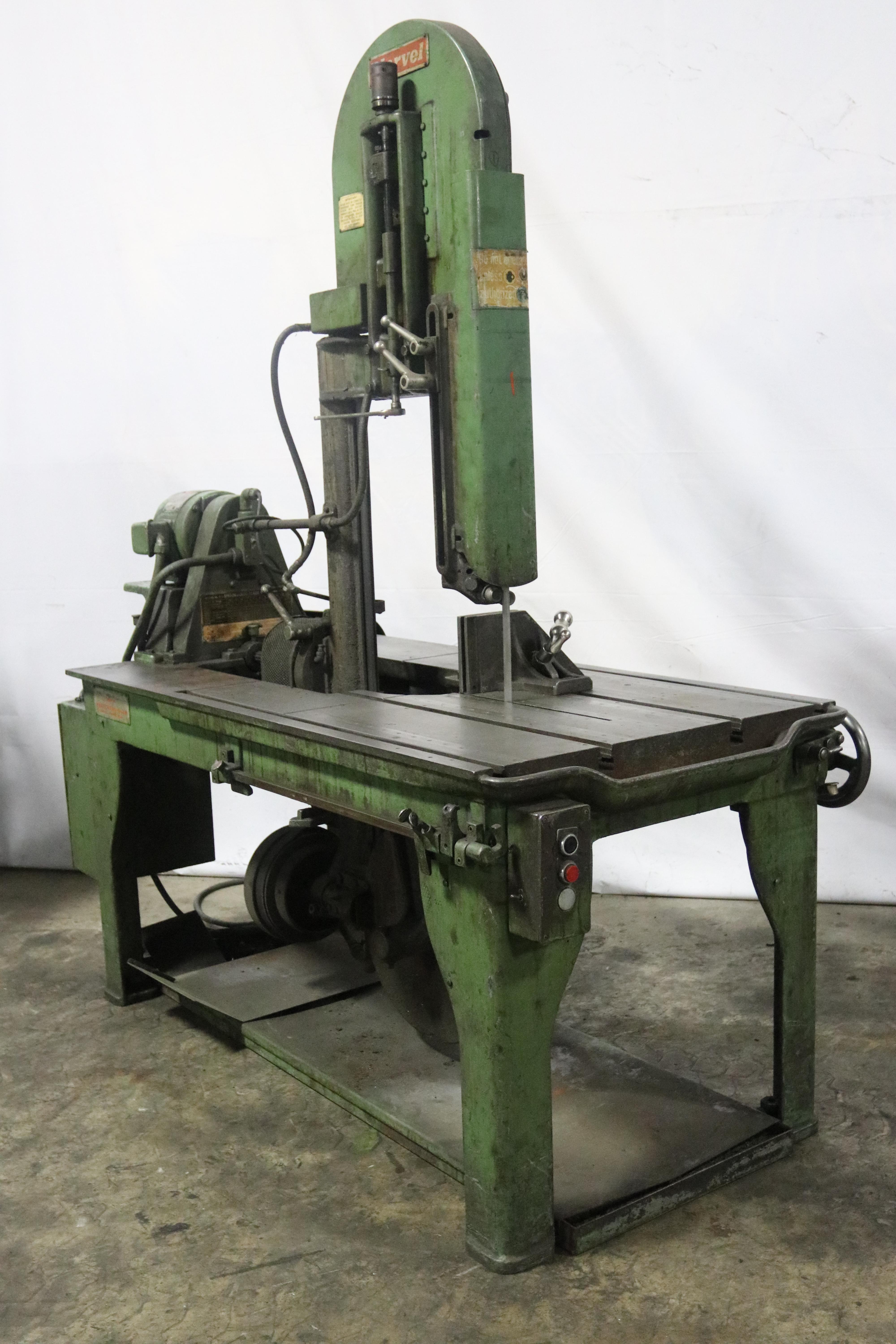 18″ MARVEL TILT FRAME VERTICAL BAND SAW: STOCK #10746