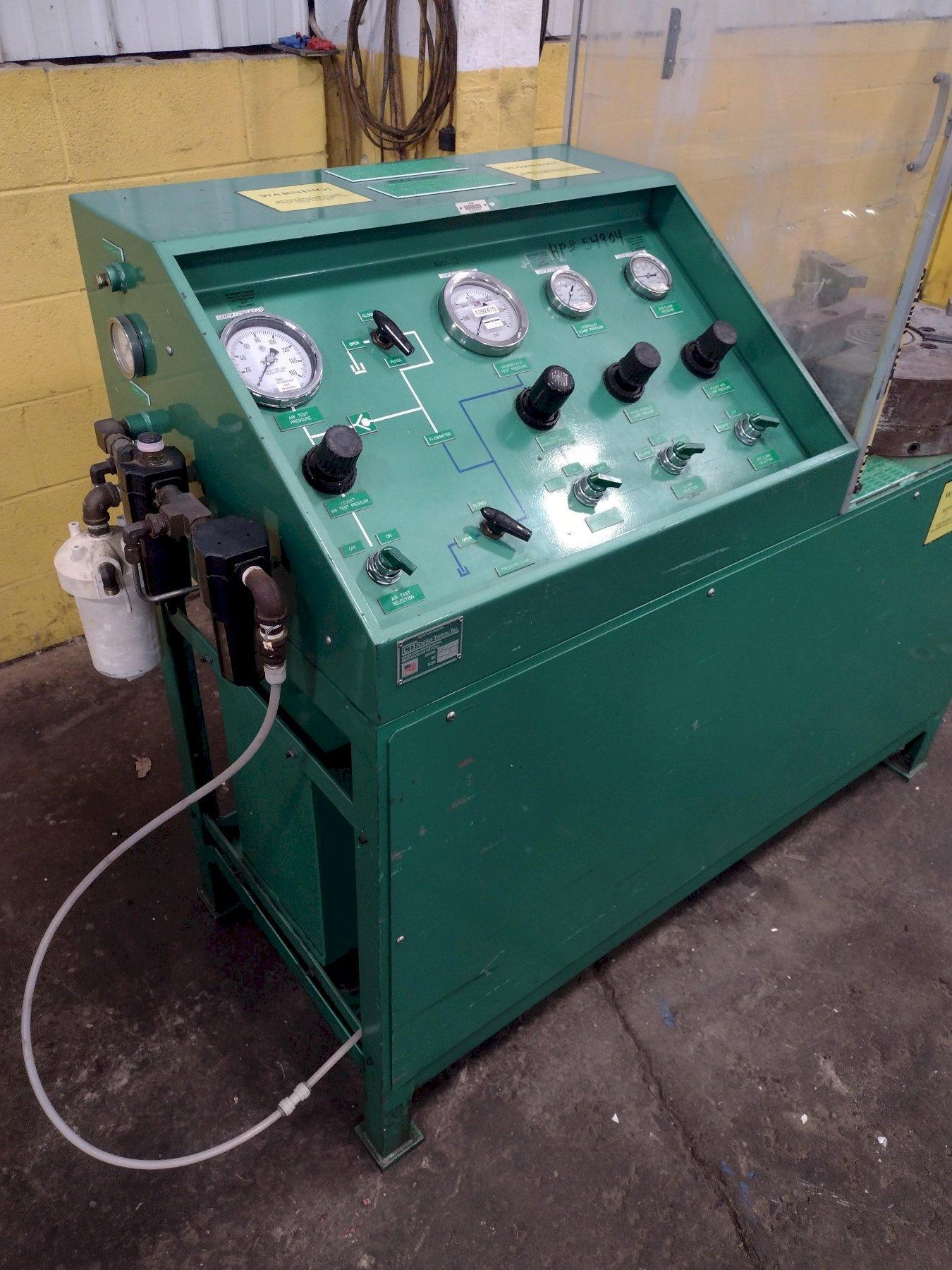 CALDER MODEL 600-15 VALVE PRESSURE TEST BENCH SYSTEM: STOCK #15826