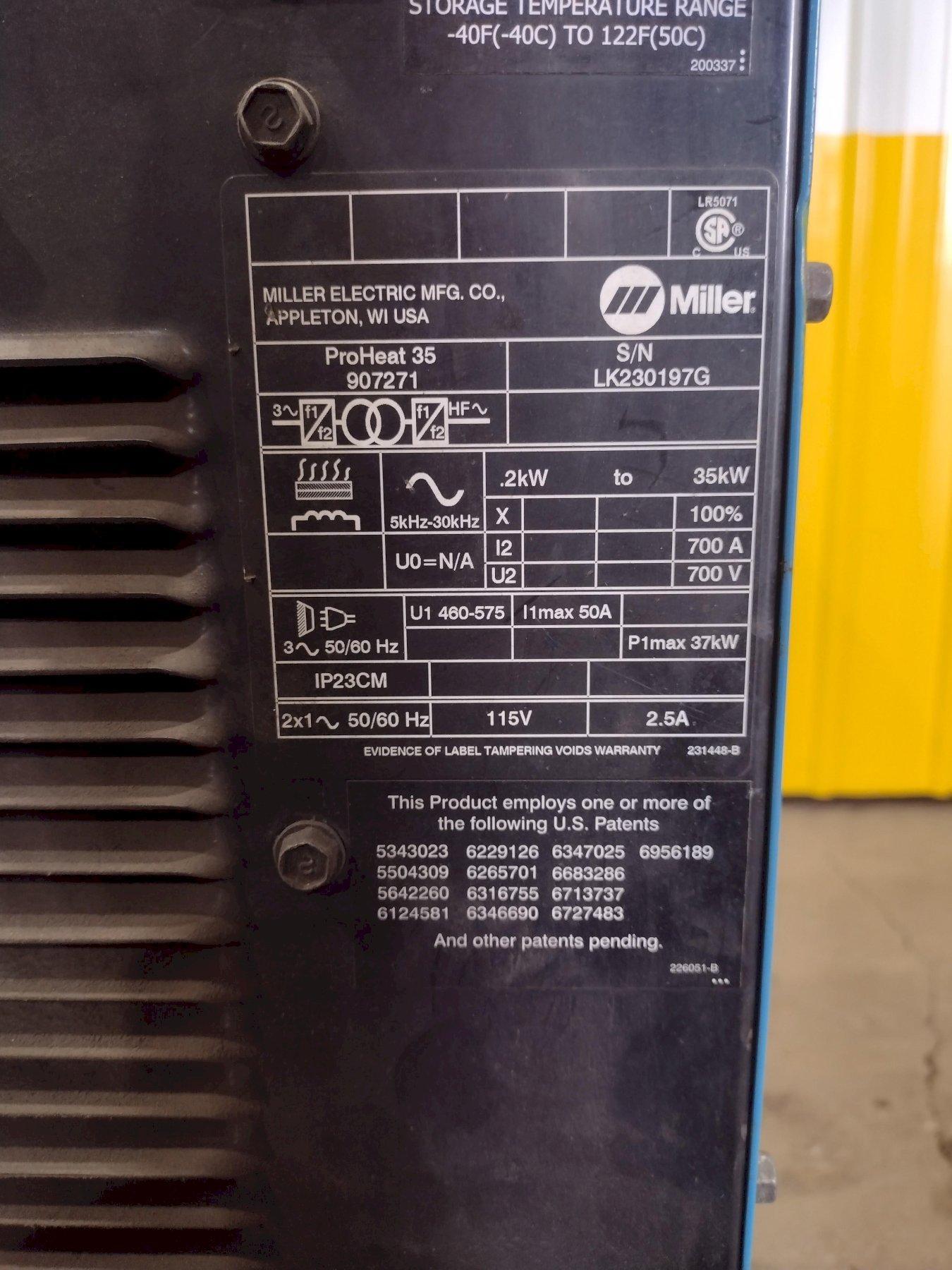 MILLER PROHEAT 35 W/ CART: STOCK #19122