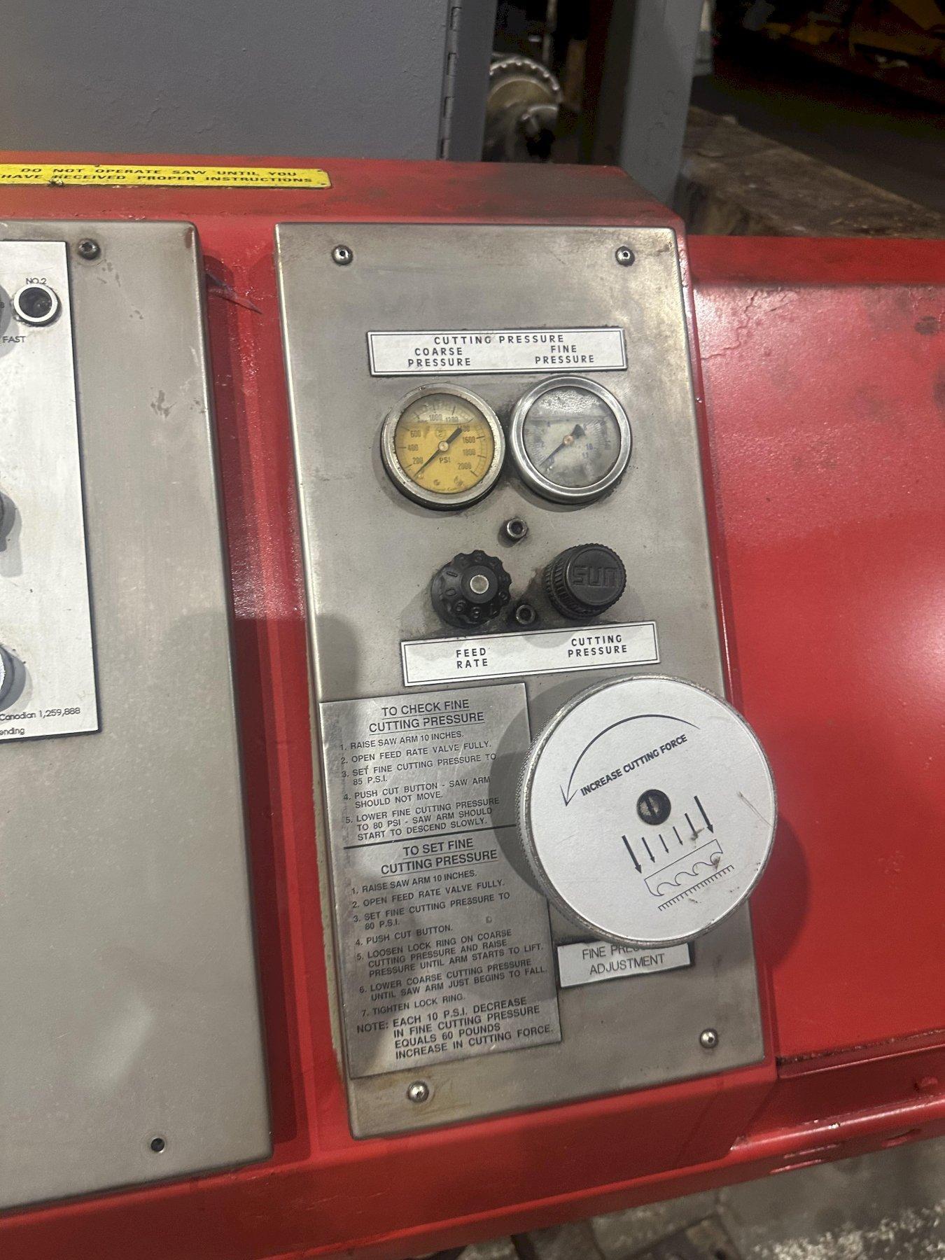 25″ X 25″ HEM MODEL #H160M DUAL COLUMN HORIZONTAL BANDSAW: STOCK #22294