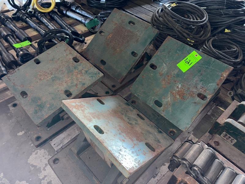 (4) HILLMAN ADJUSTABLE ROCKER PLATES FOR MOVING SKATES: STOCK #22991