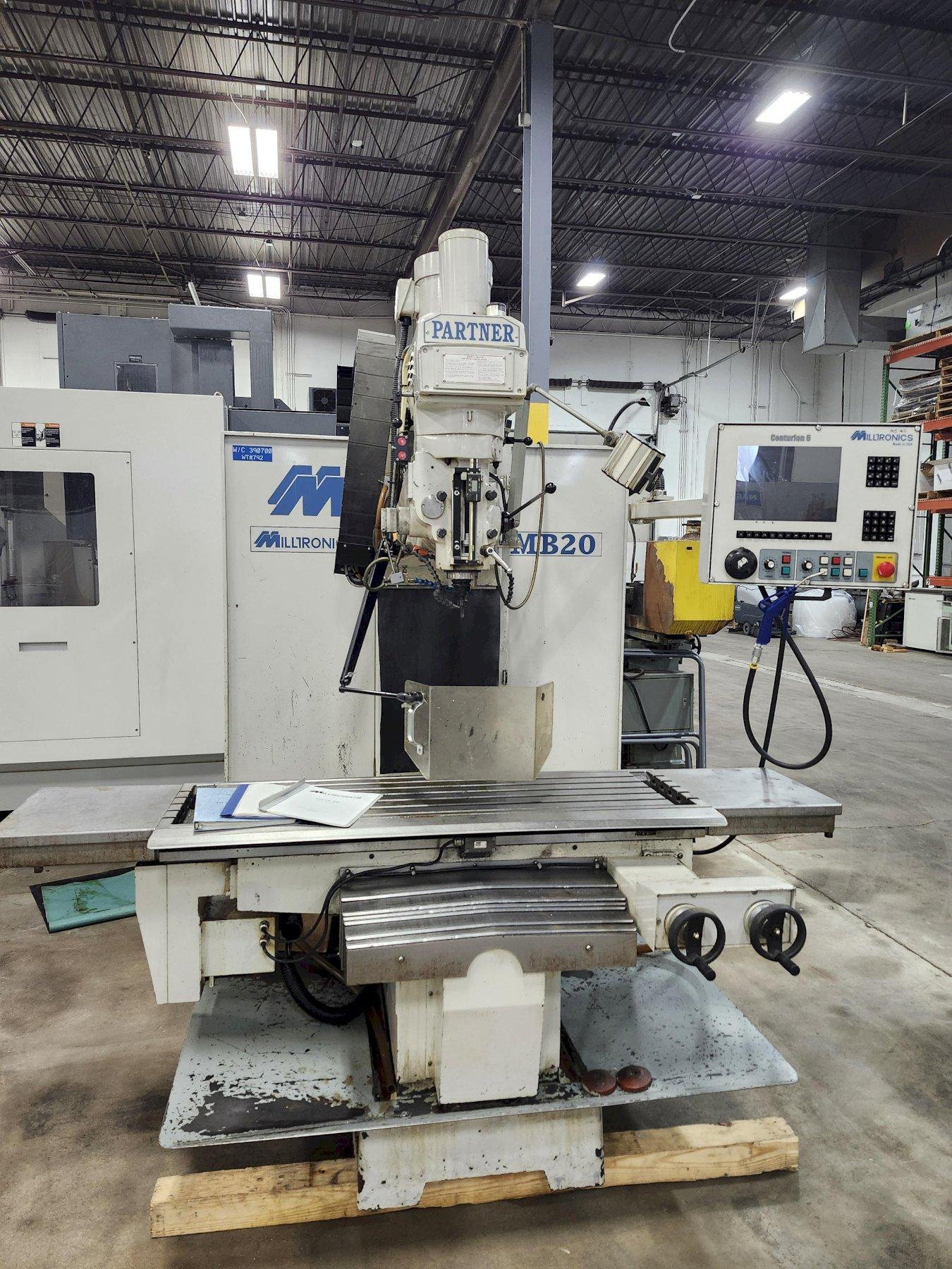 Milltronics MB20-G CNC Toolroom Vertical Milling Machine, 13″ x 50 ...