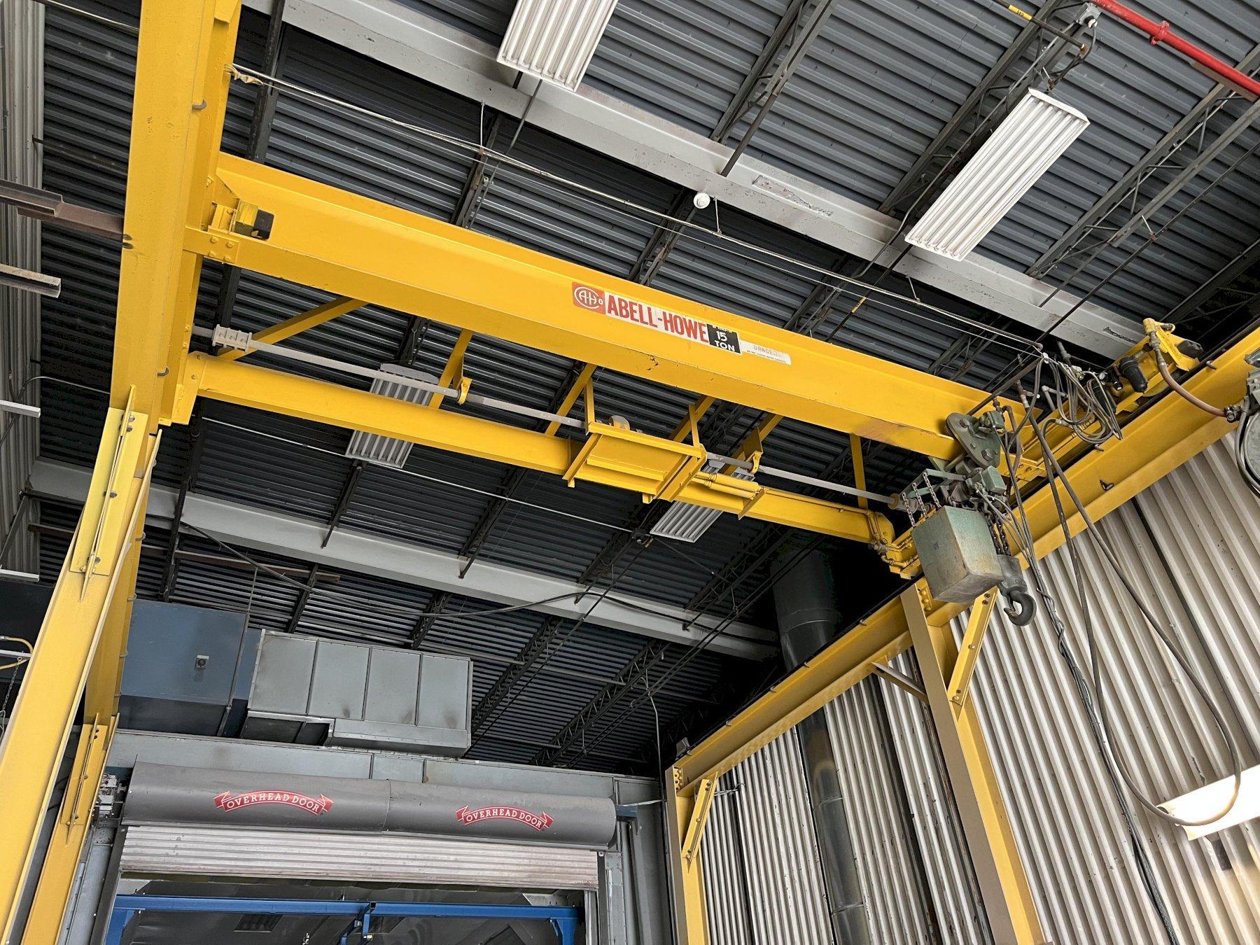 15 TON BRIDGE CRANE SYSTEM: STOCK #18192
