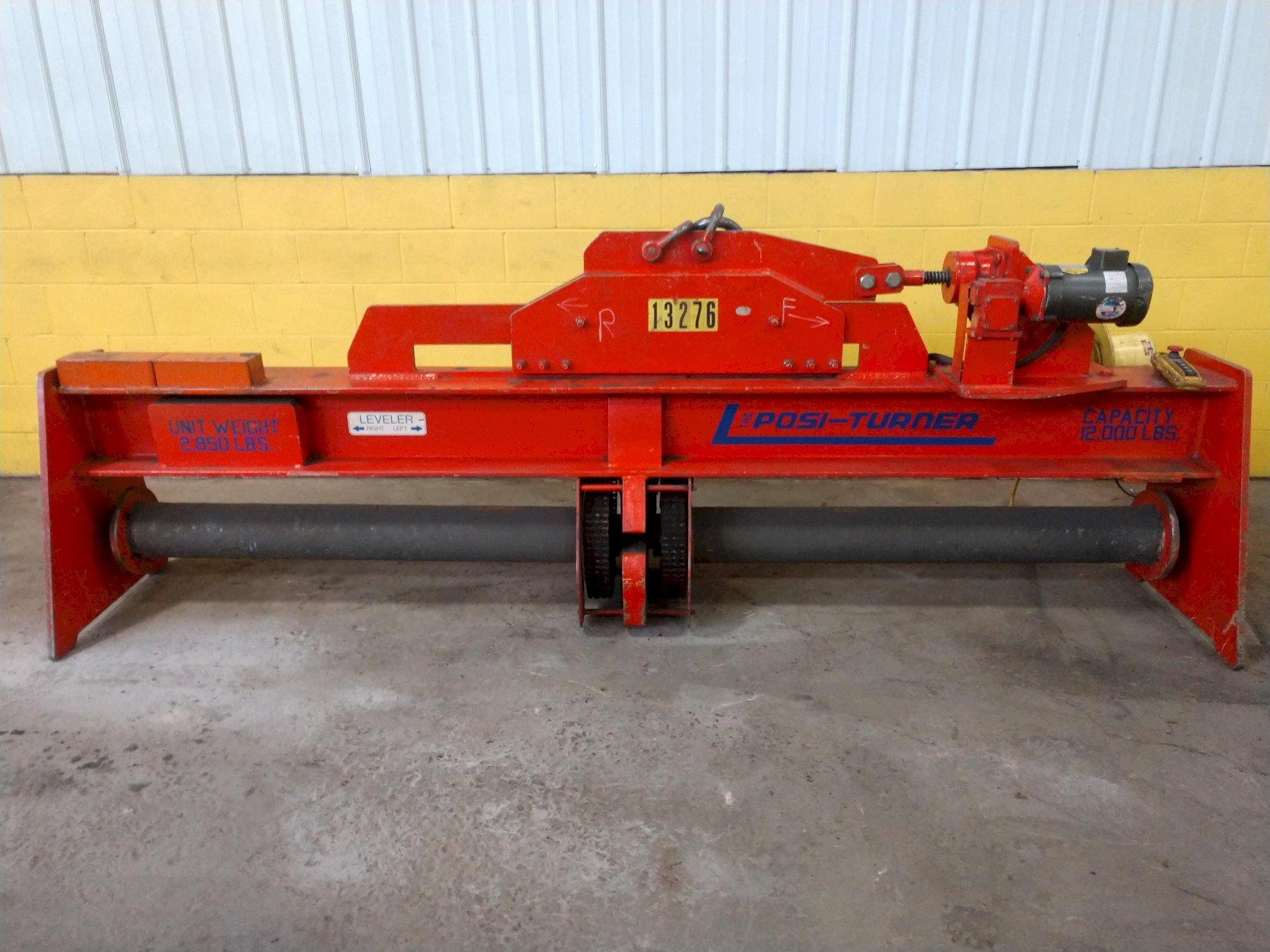 12,000 LBS PARK INDUSTRIES MODEL 20LS-120 “POSI-TURNER” BEAM FLIPPING ...
