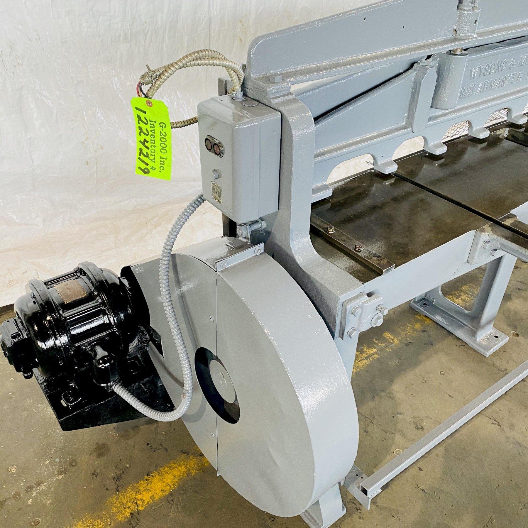 Wysong and Niles Mechanical Shear | G-2000 Inc.