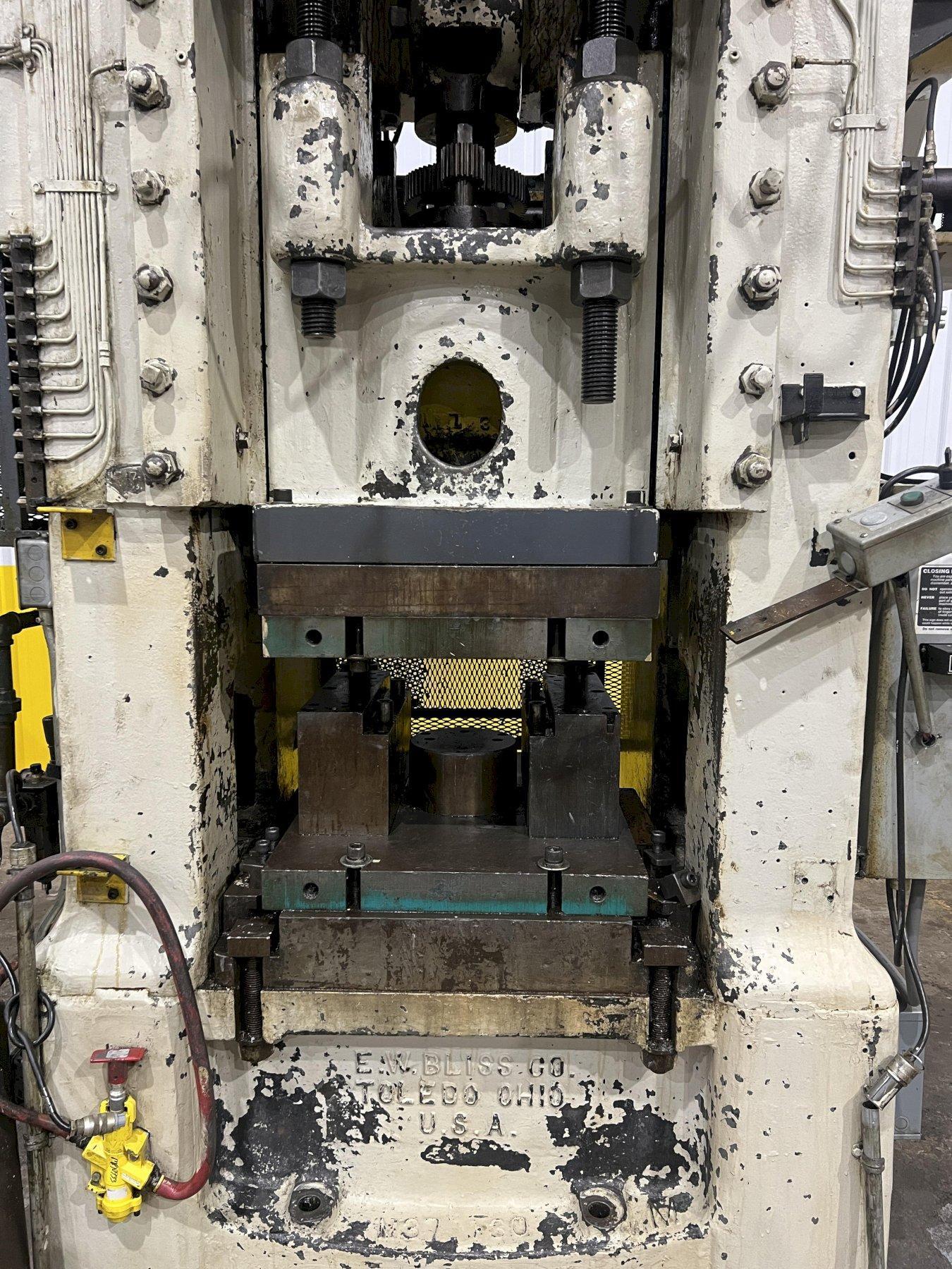150/110 TON BLISS MODEL #3-3/4-B DOUBLE ACTION TOGGLE PRESS: STOCK #20174