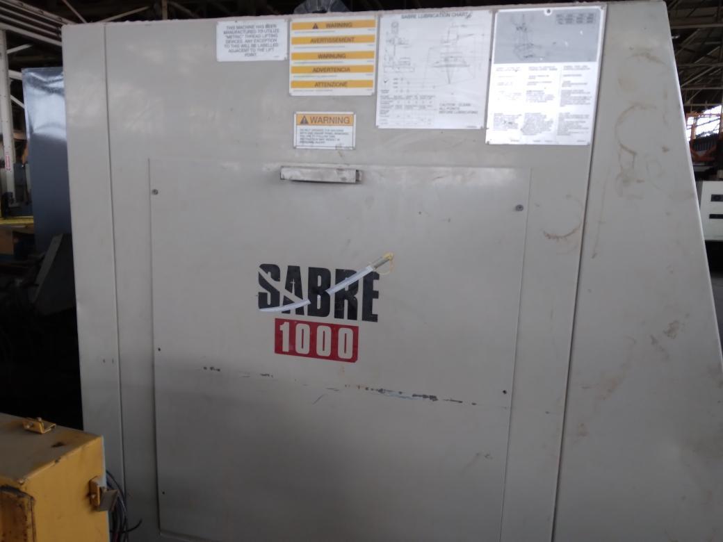 CINCINNATI SABRE 1000 CNC VERTICAL MACHINING CENTER . STOCK #1054222 ...