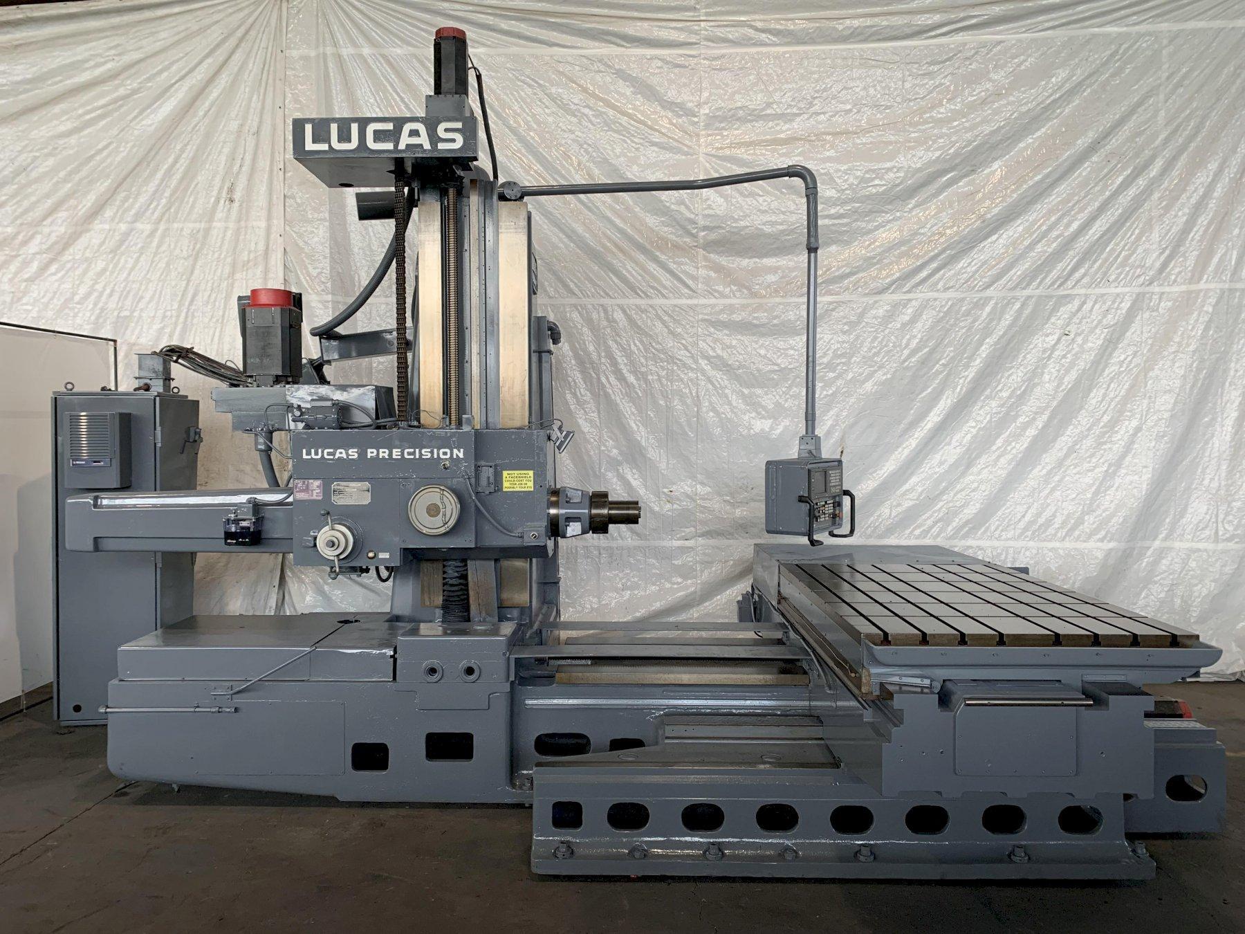 5″ LUCAS PRECISION 542B-84 CNC HORIZONTAL BORING MILL. STOCK # 0421322 ...