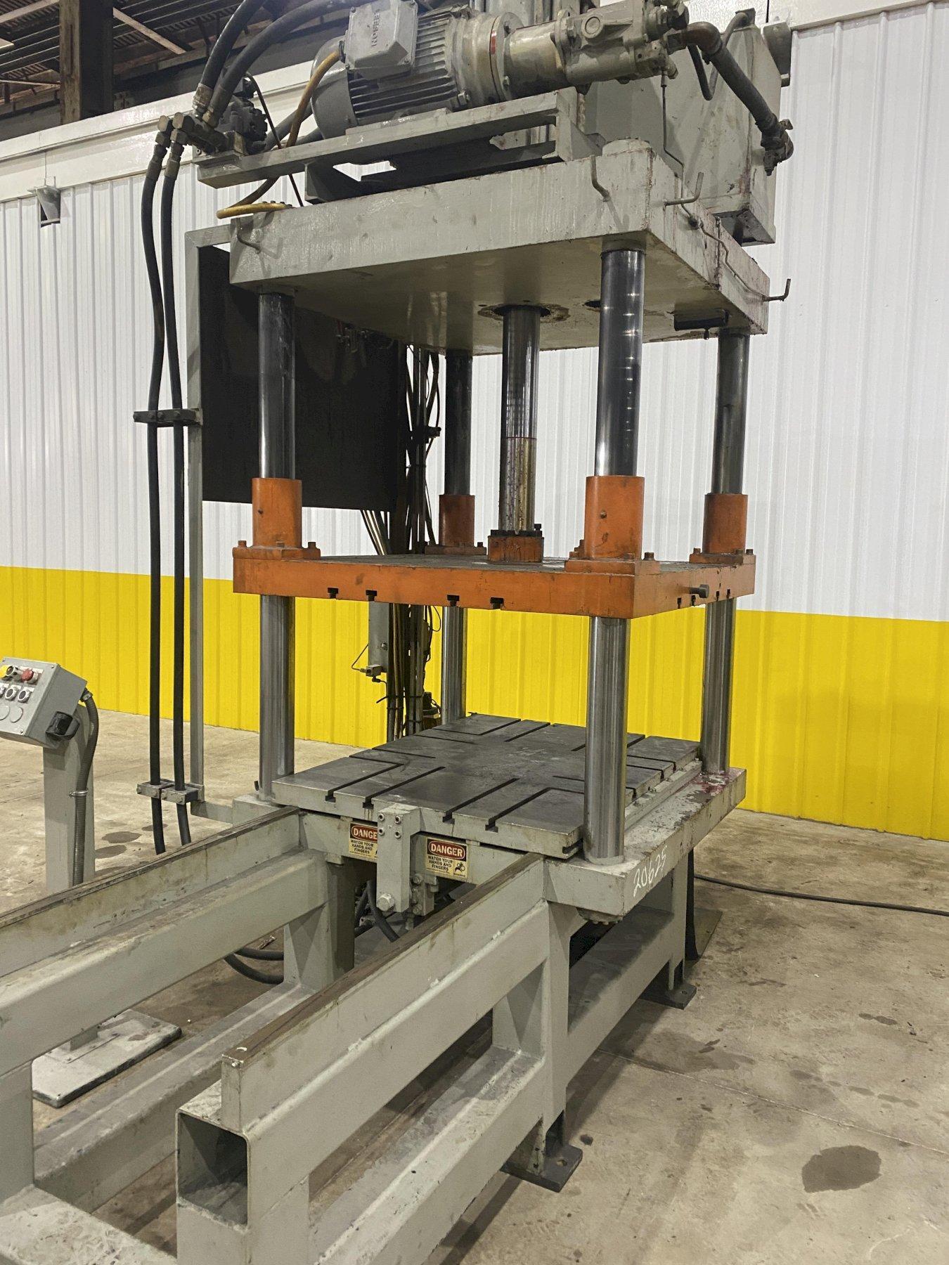 100 TON METAL MECHANICS HYDRAULIC SPOTTING & DIE TRYOUT PRESS: STOCK #20625
