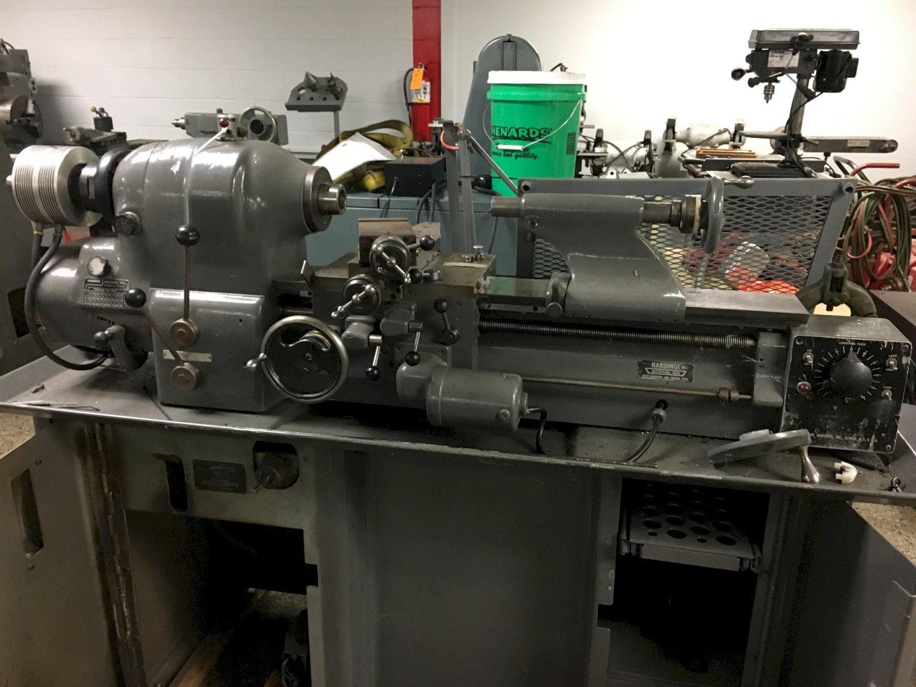 11″ x 18″ Hardinge Model HLV Precision Toolroom Lathe with Dunham ...
