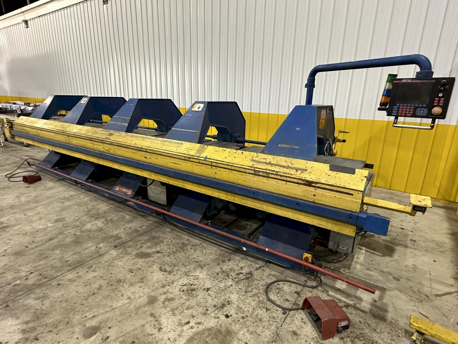 21′ JORNS MAXILINE-150-SM-CNC400A CNC SHEET METAL FOLDER. STOCK ...