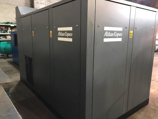 250 Hp Atlas Copco GA 180 Rotary Screw air compressor - FP Miller