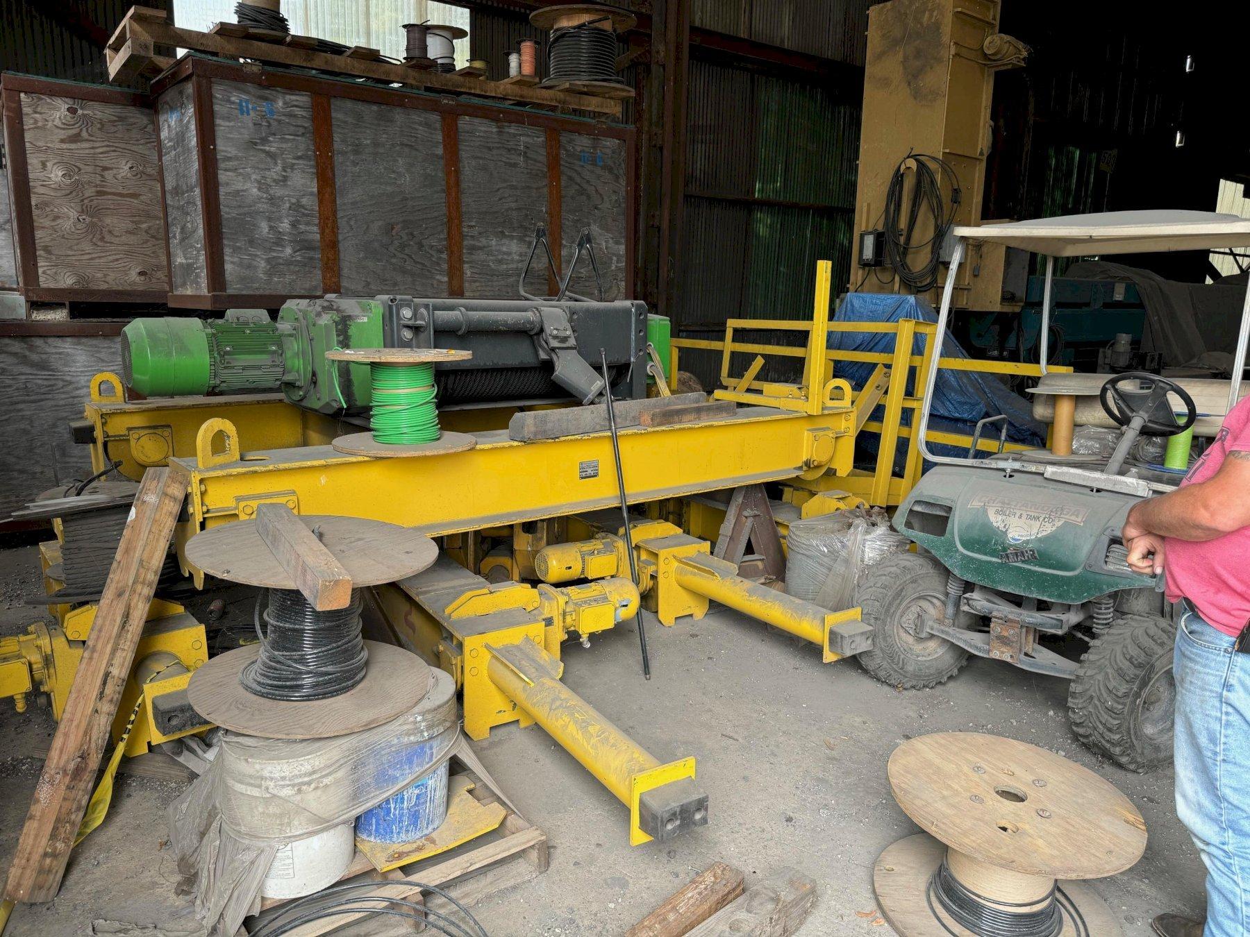 50 TON X 66′ DESHAZO DOUBLE GIRDER OVERHEAD BRIDGE CRANE(NEW IN 2011 ...